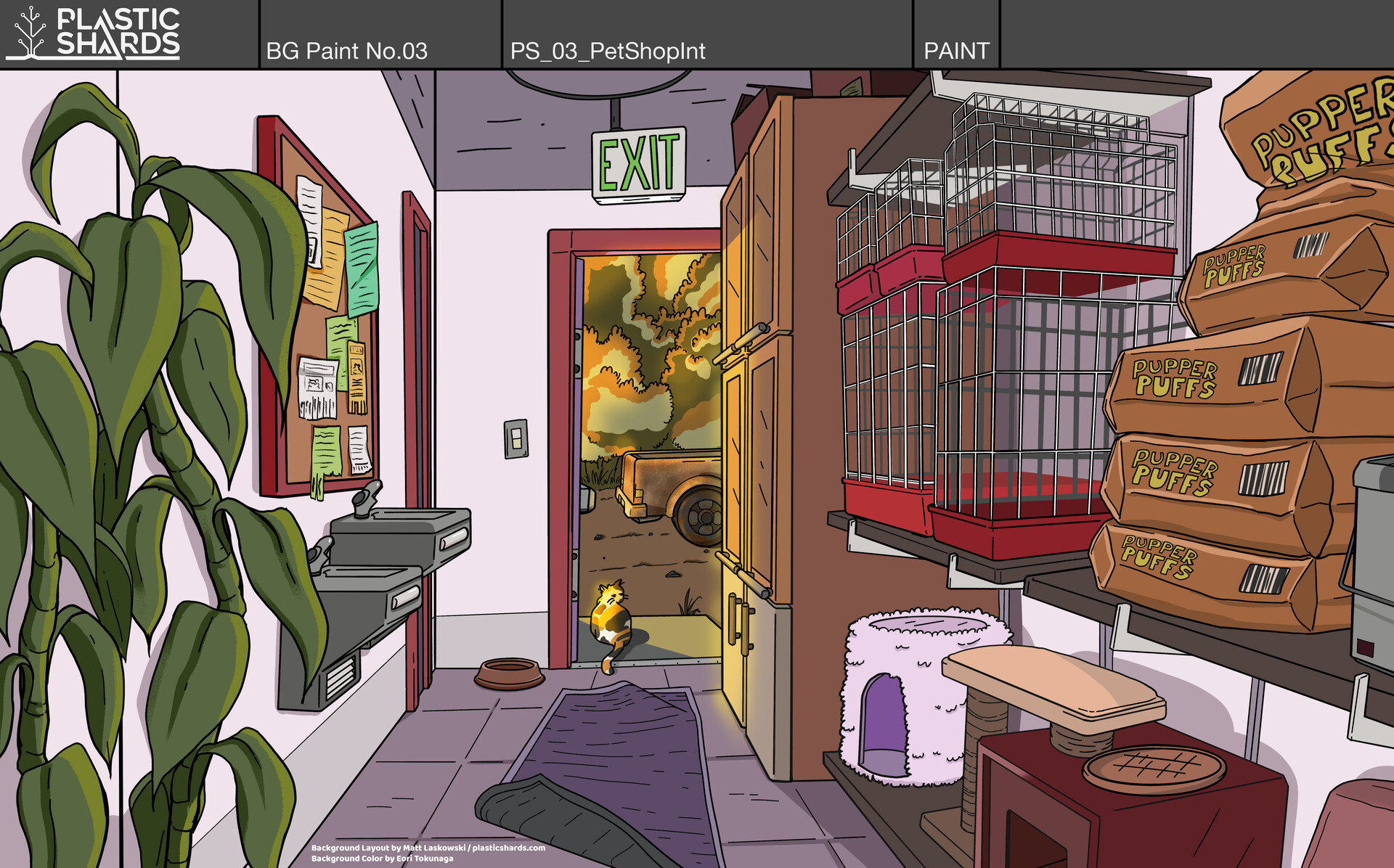 ArtStation - Background Painting Practice 3 (Layout by Matt Laskowski ...