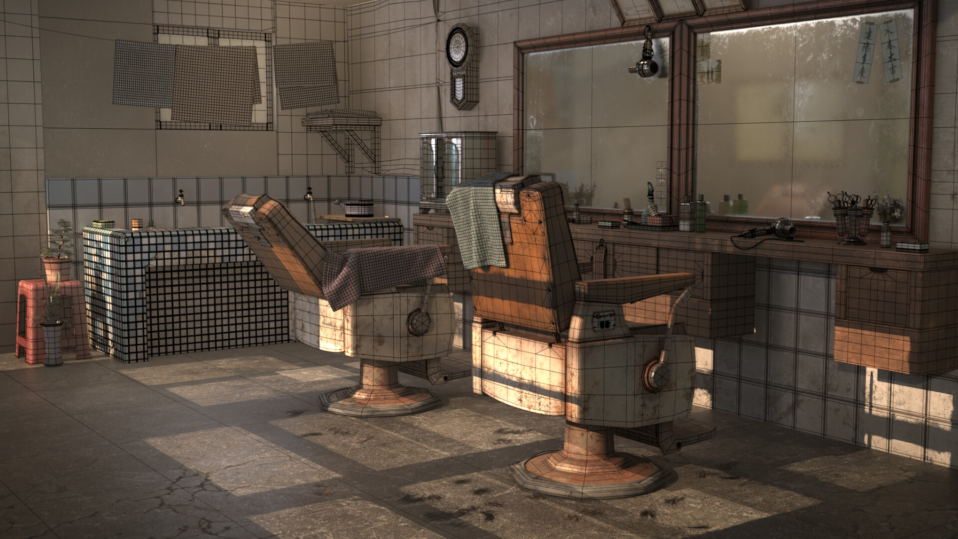 Yeseol Kim - Vintage Korean barbershop