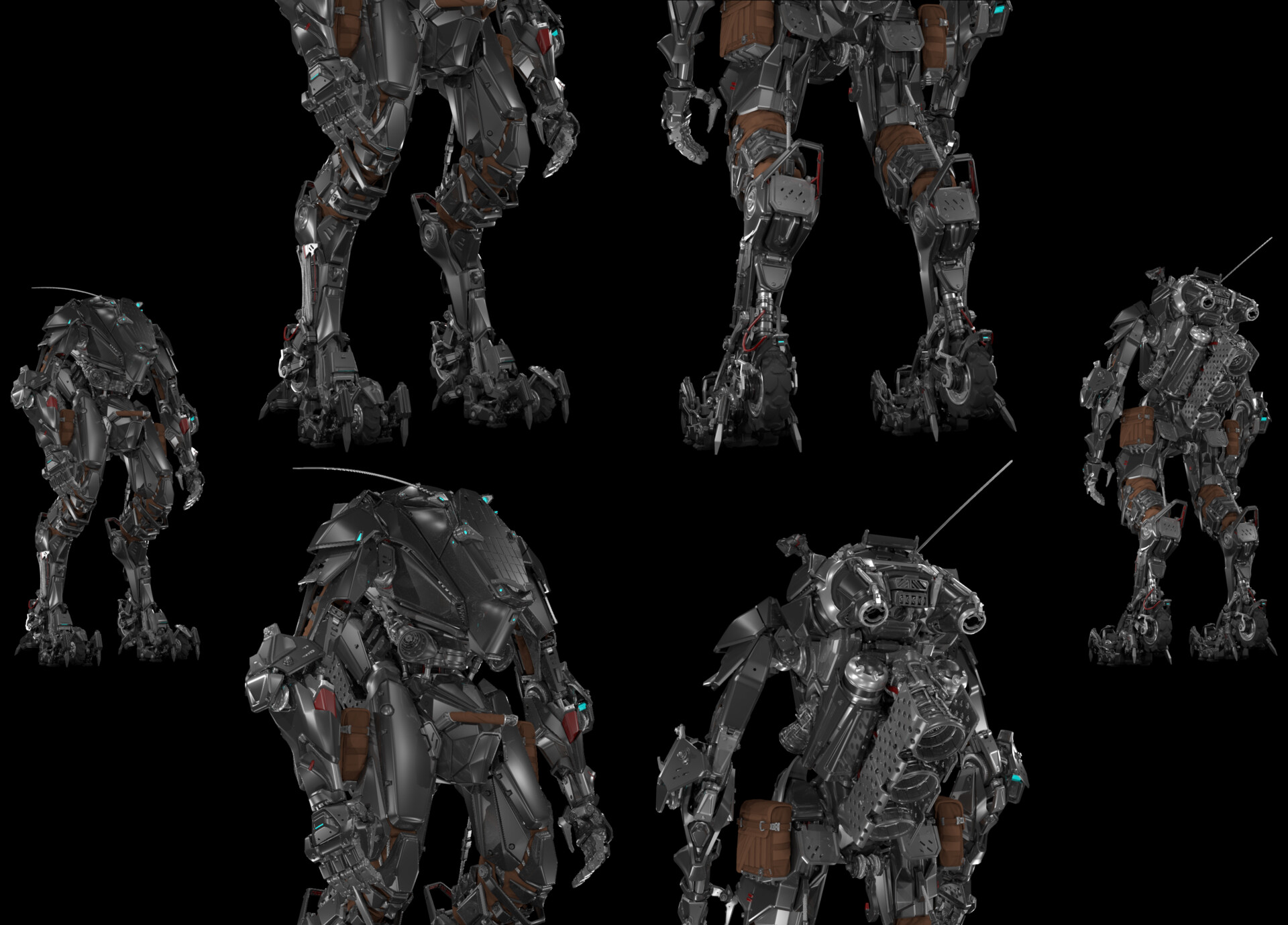 ArtStation - Pre-pro Materials complete for Mech Rig