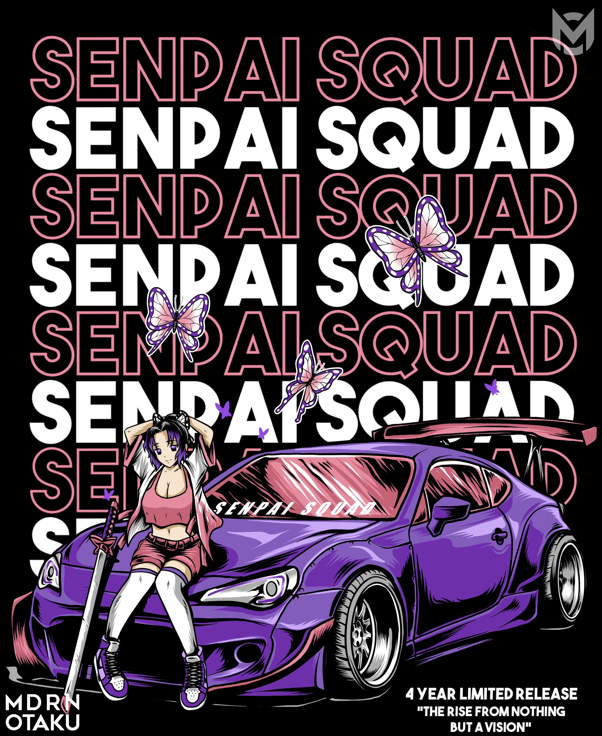 ArtStation - Senpai Squad 4 Year Anniversary- Shinobu