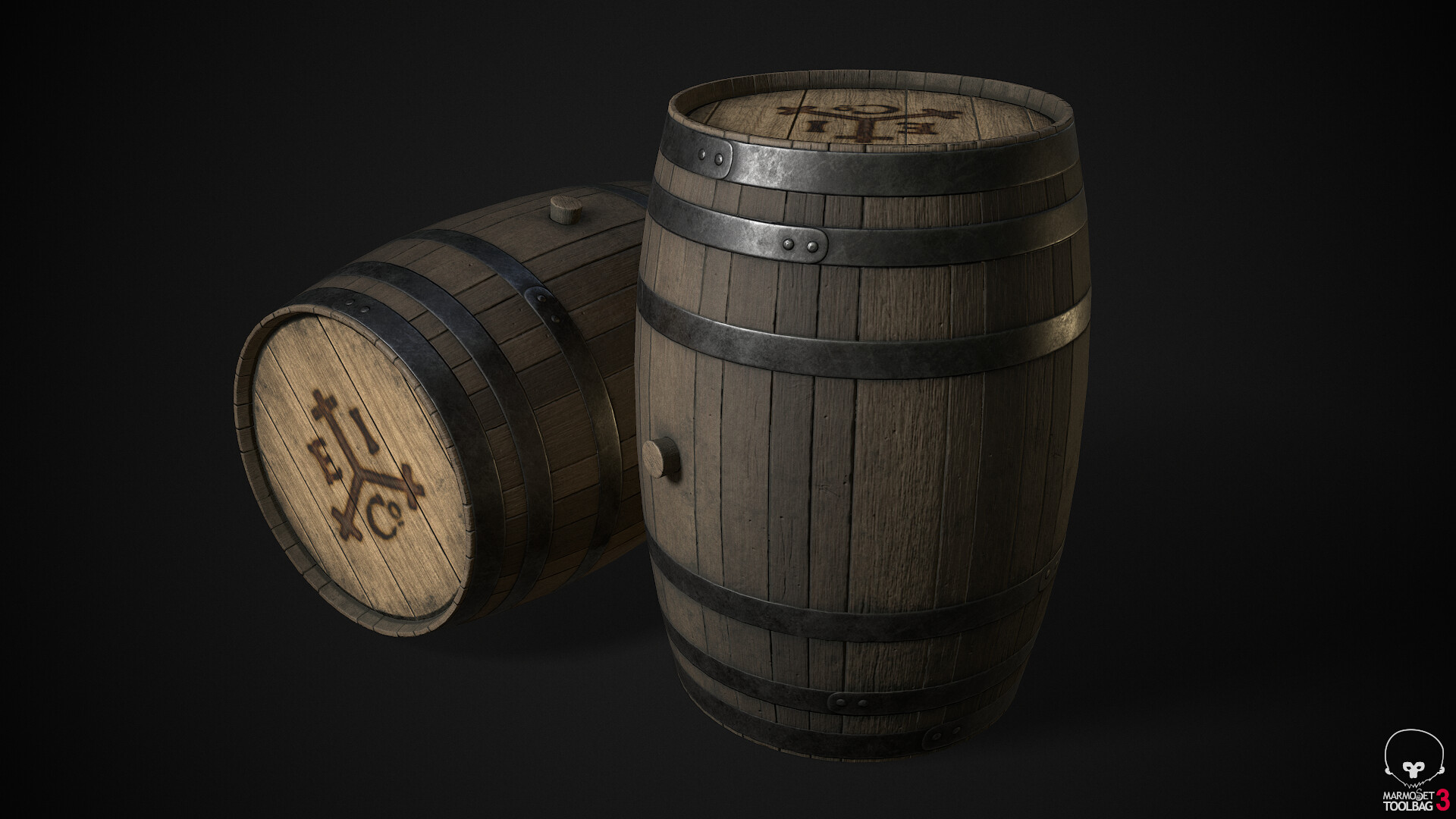 ArtStation - Bourbon Barrel