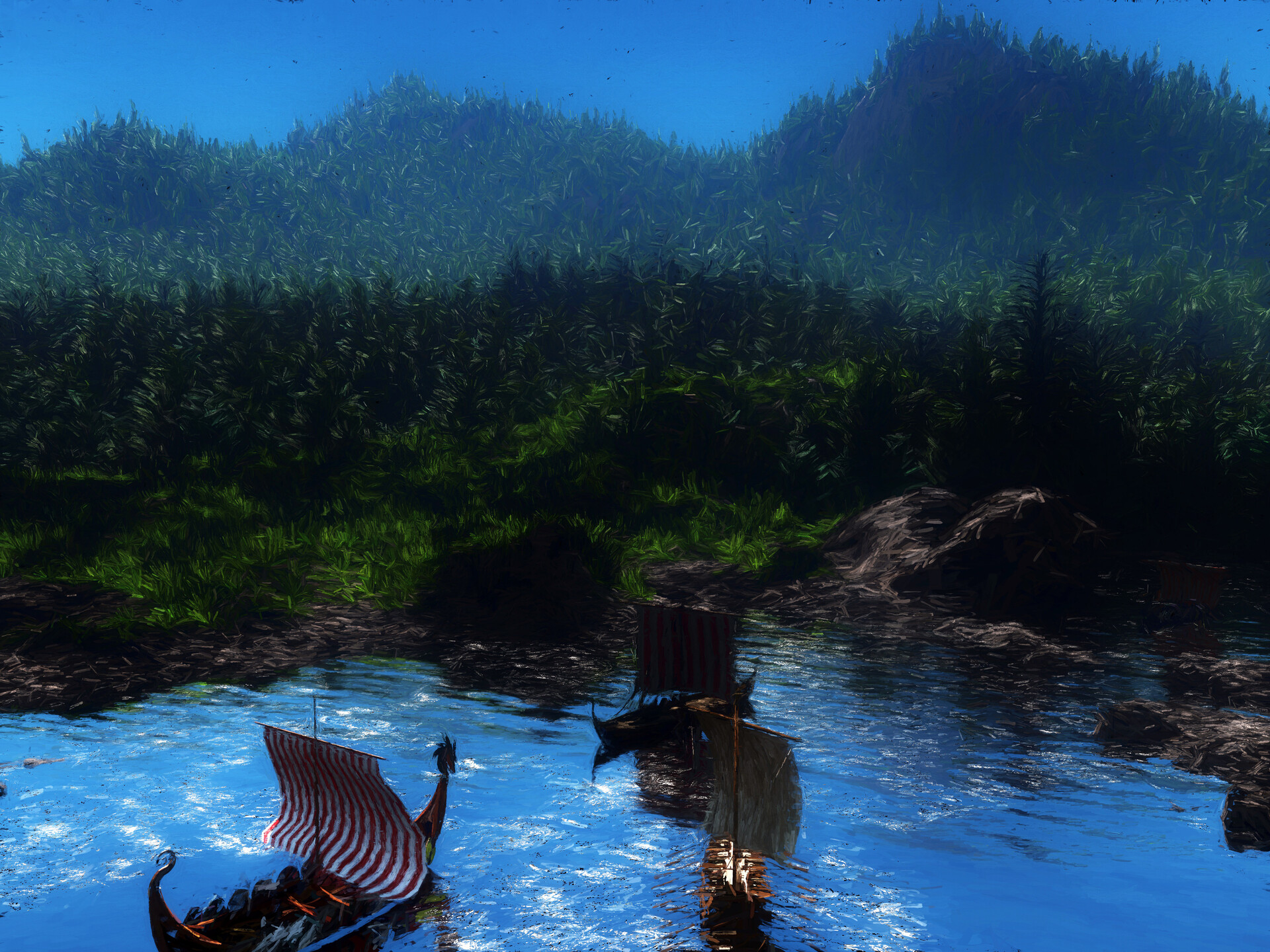 ArtStation - Viking Raid