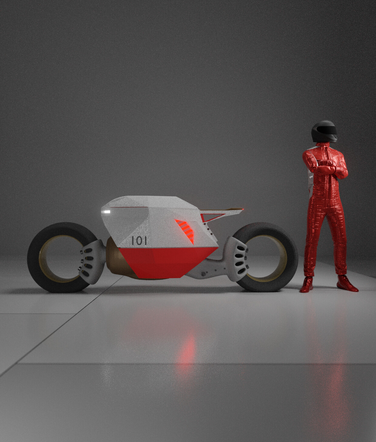 ArtStation - Hubless Bike Work in progress