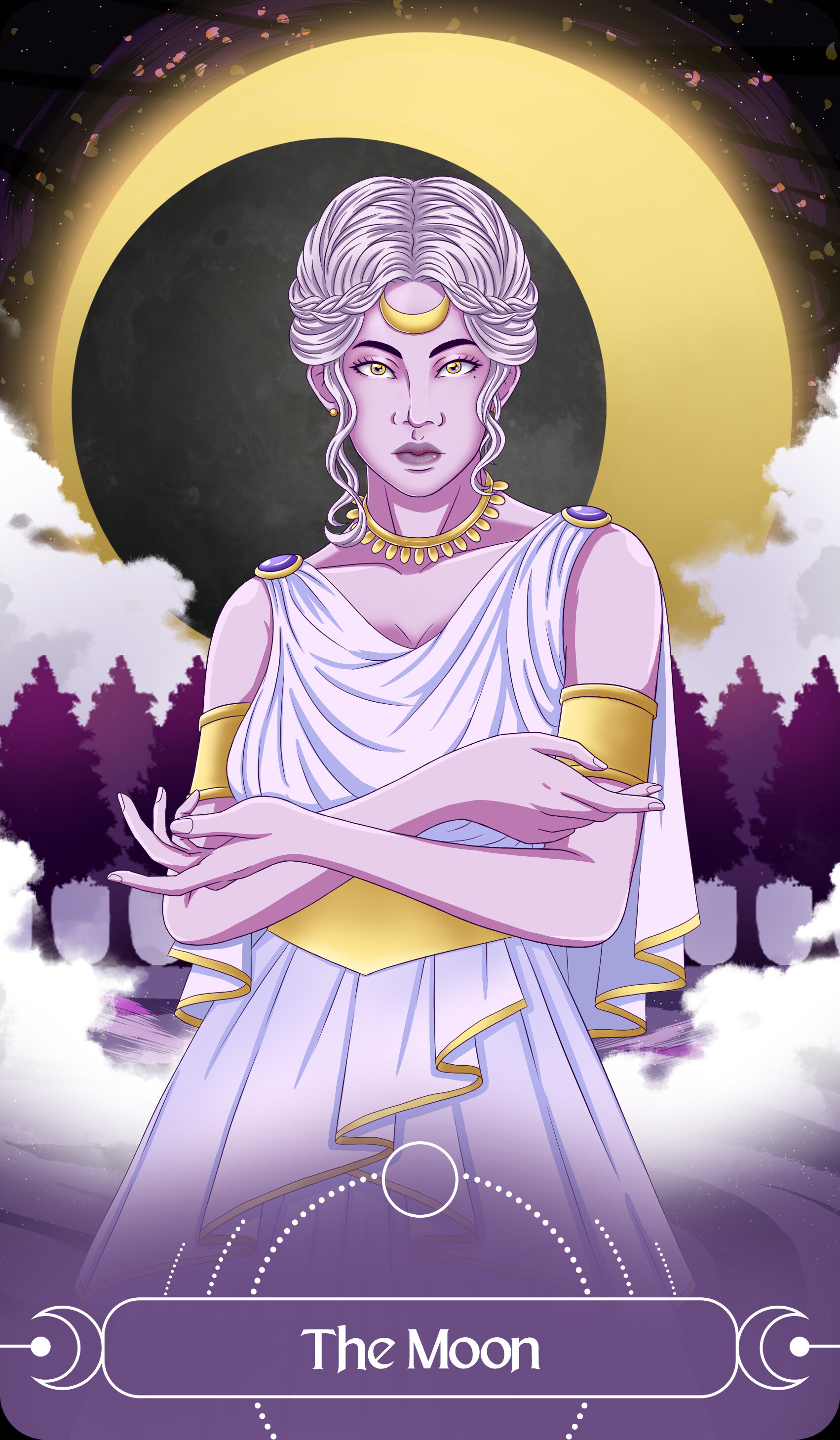 ArtStation - Into The Orbit Of The Moon Oracle / The Moon