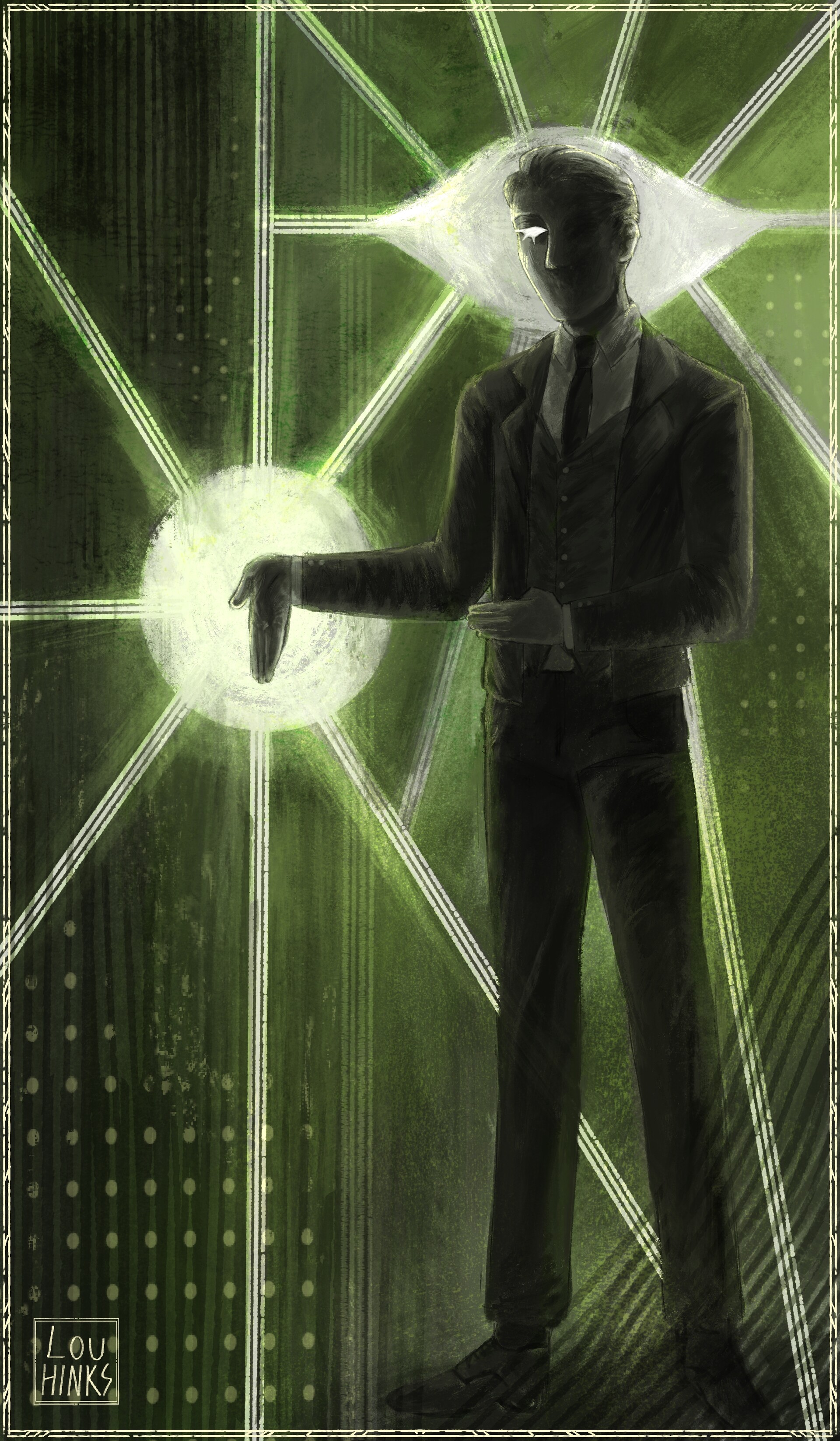 ArtStation - The Magnus Archives - The Eye Tarot Card - Elias Bouchard