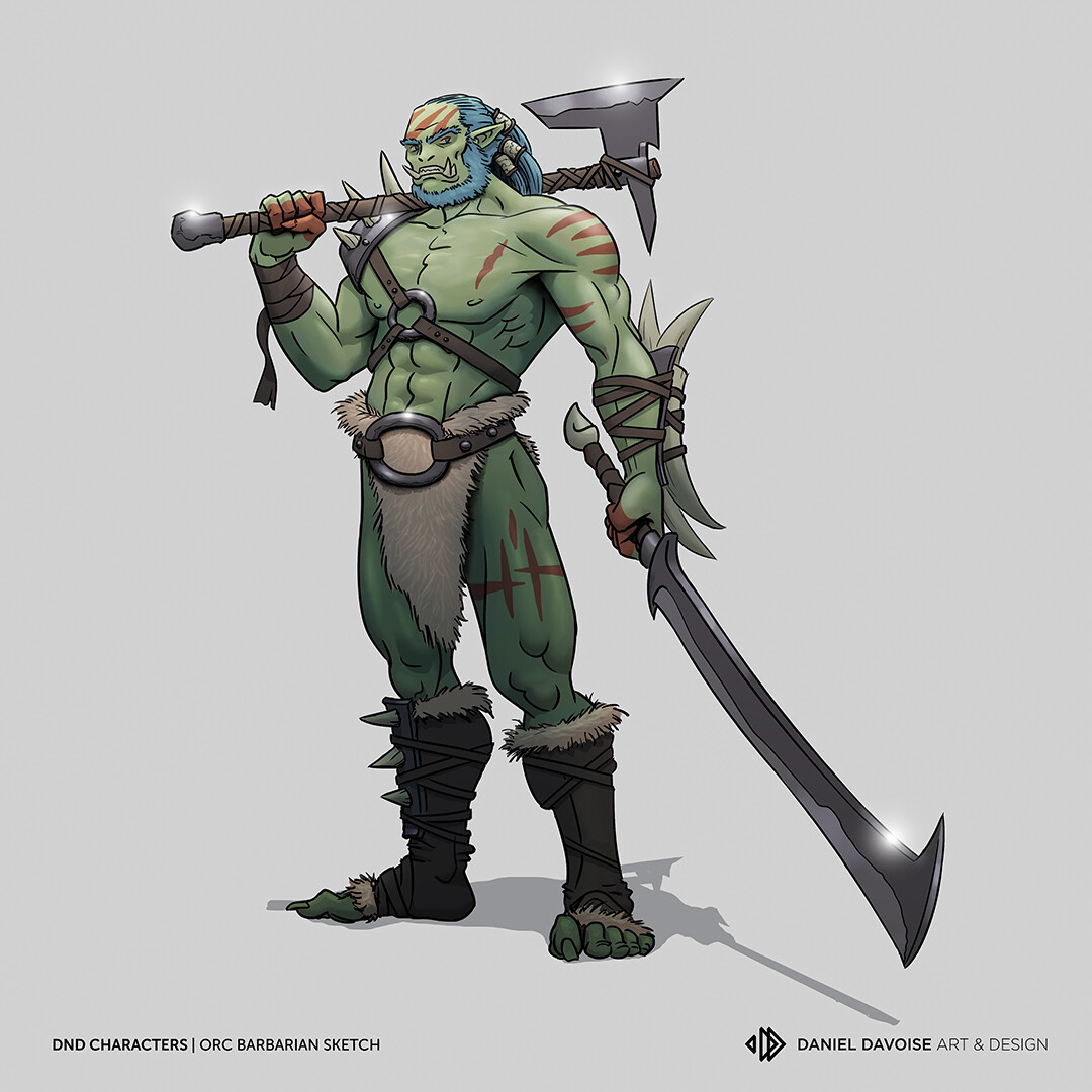 ArtStation - DnD Characters Sketches