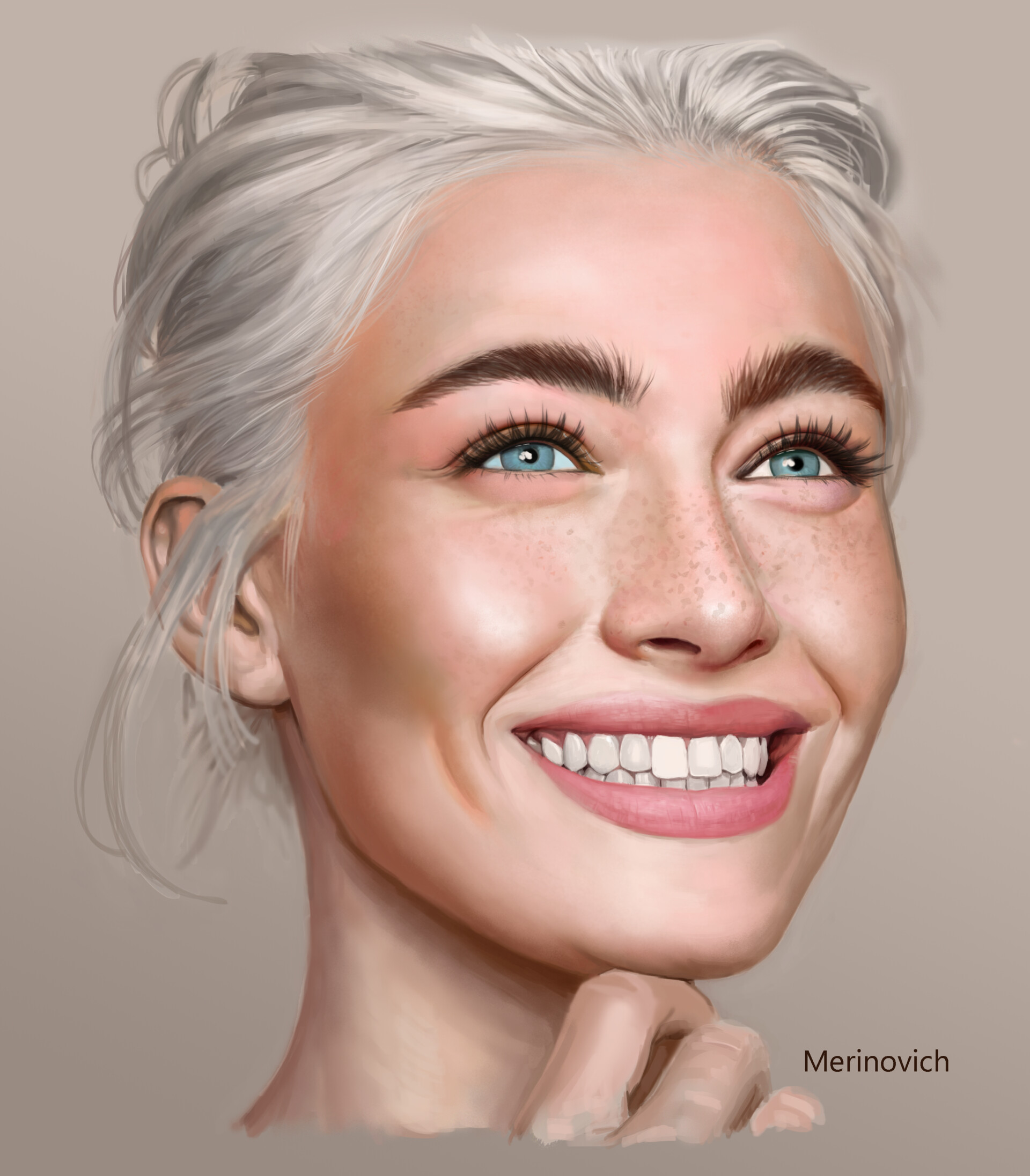 ArtStation - Color Portrait Study From Reference