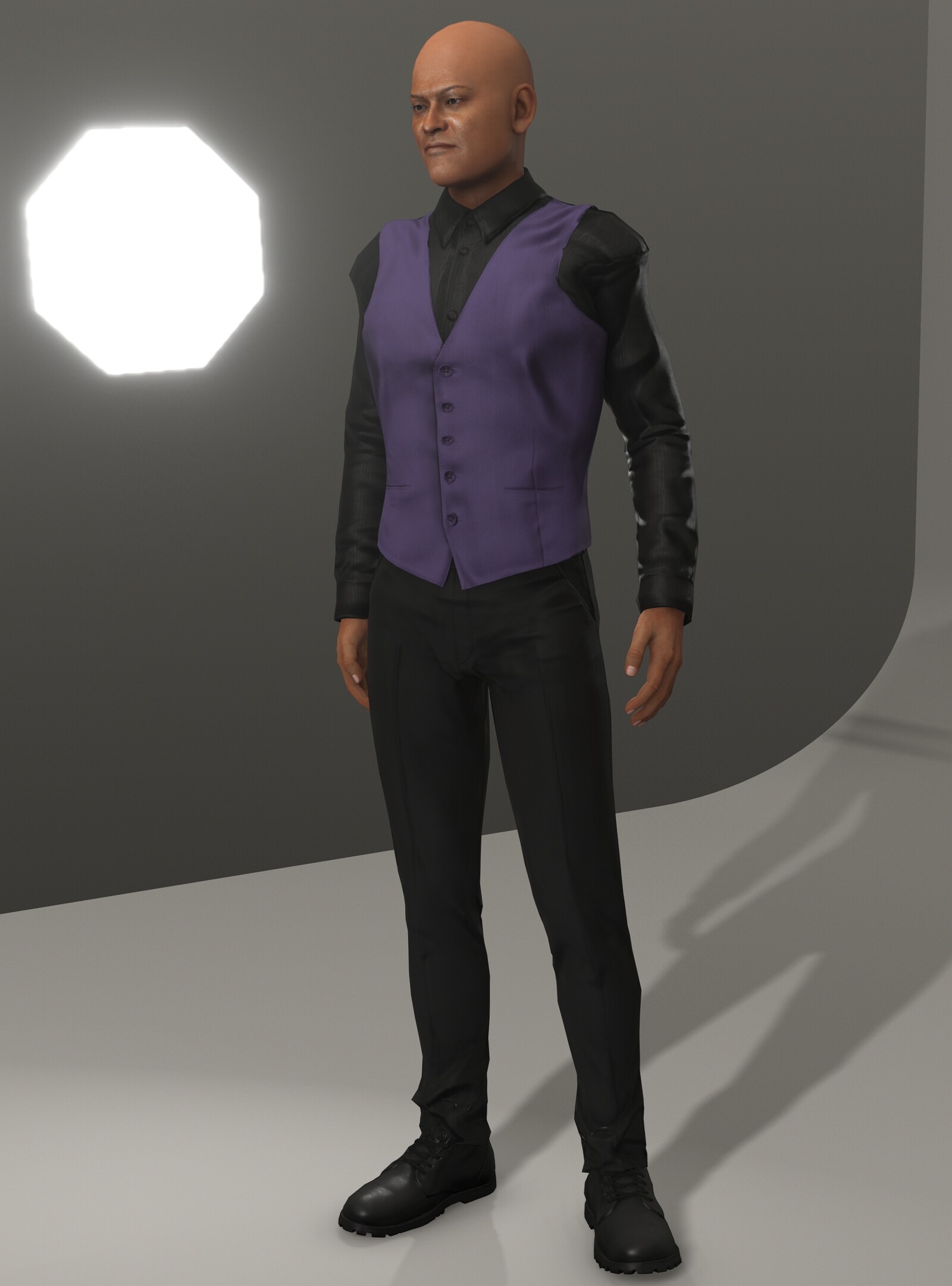 Robert Jackson - Morpheus (Laurence Fishburne) 3D model