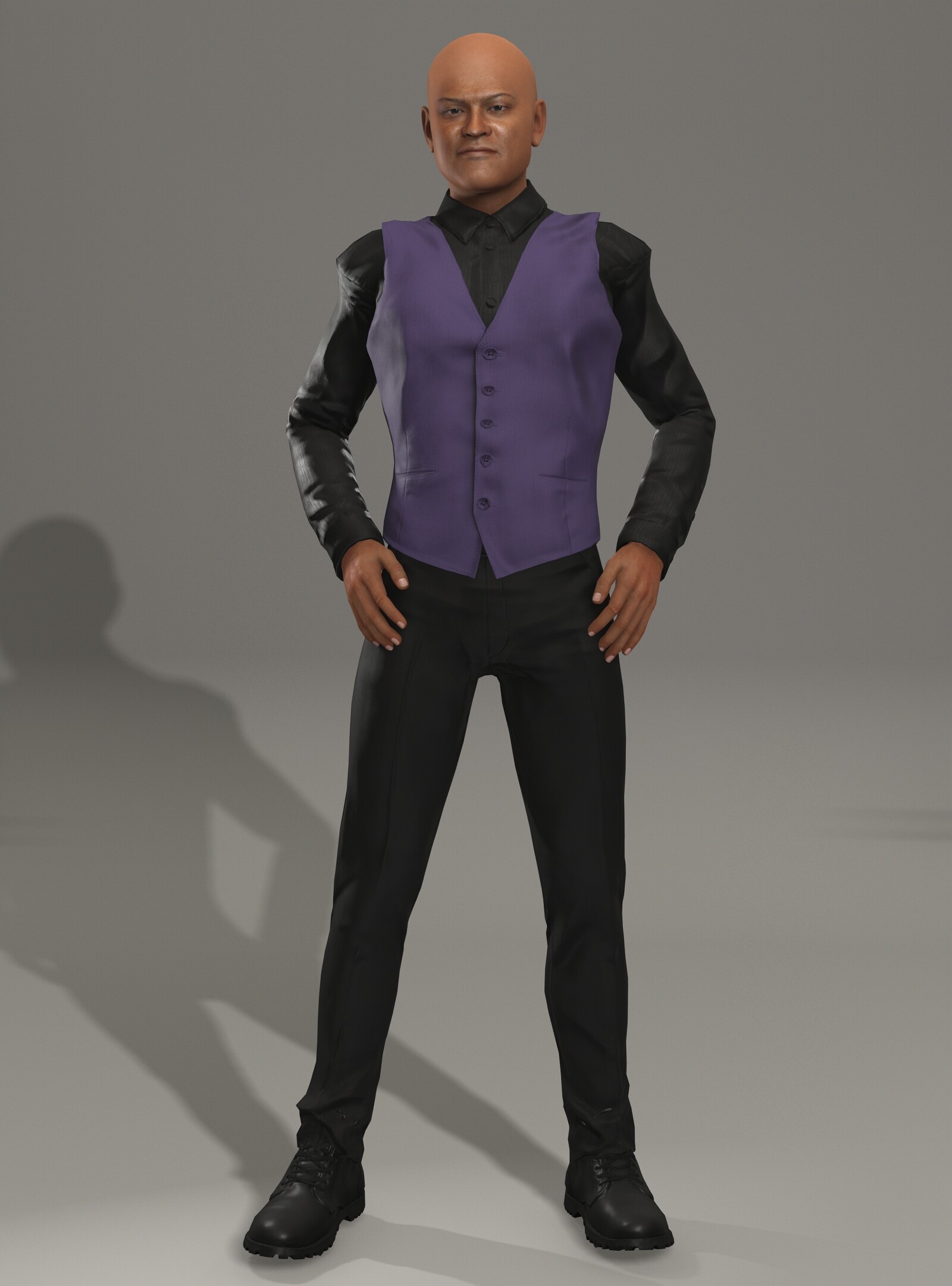 Robert Jackson - Morpheus (Laurence Fishburne) 3D model