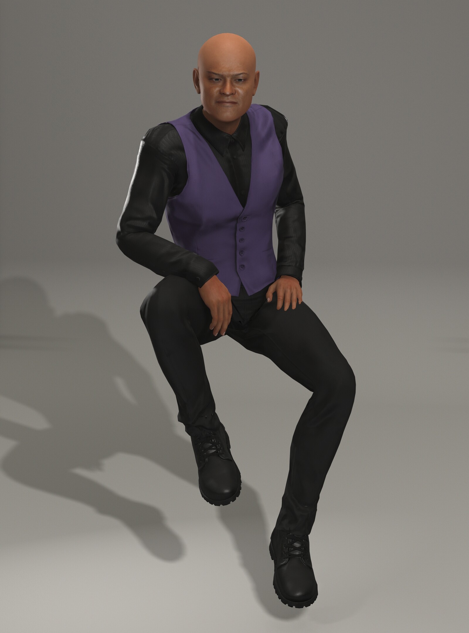 Robert Jackson - Morpheus (Laurence Fishburne) 3D model