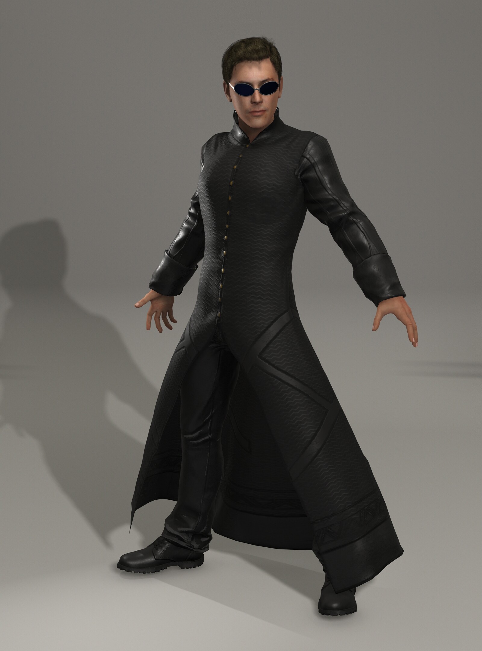 Science Fiction Movie Matrix Cosplay Costume Neo Uniform, 41% OFF