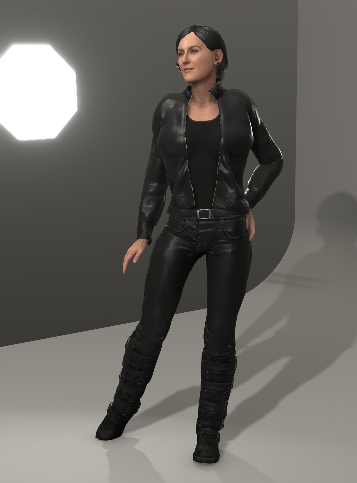 Robert Jackson - Trinity (Carrie-Anne Moss) 3D model