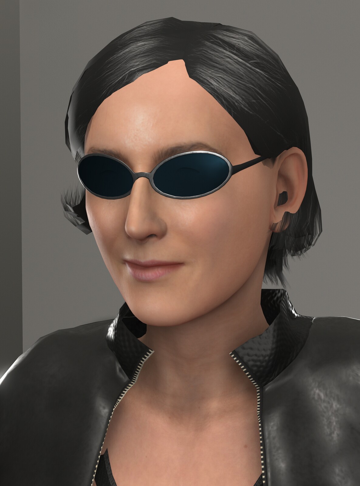 Robert Jackson - Trinity (Carrie-Anne Moss) 3D model