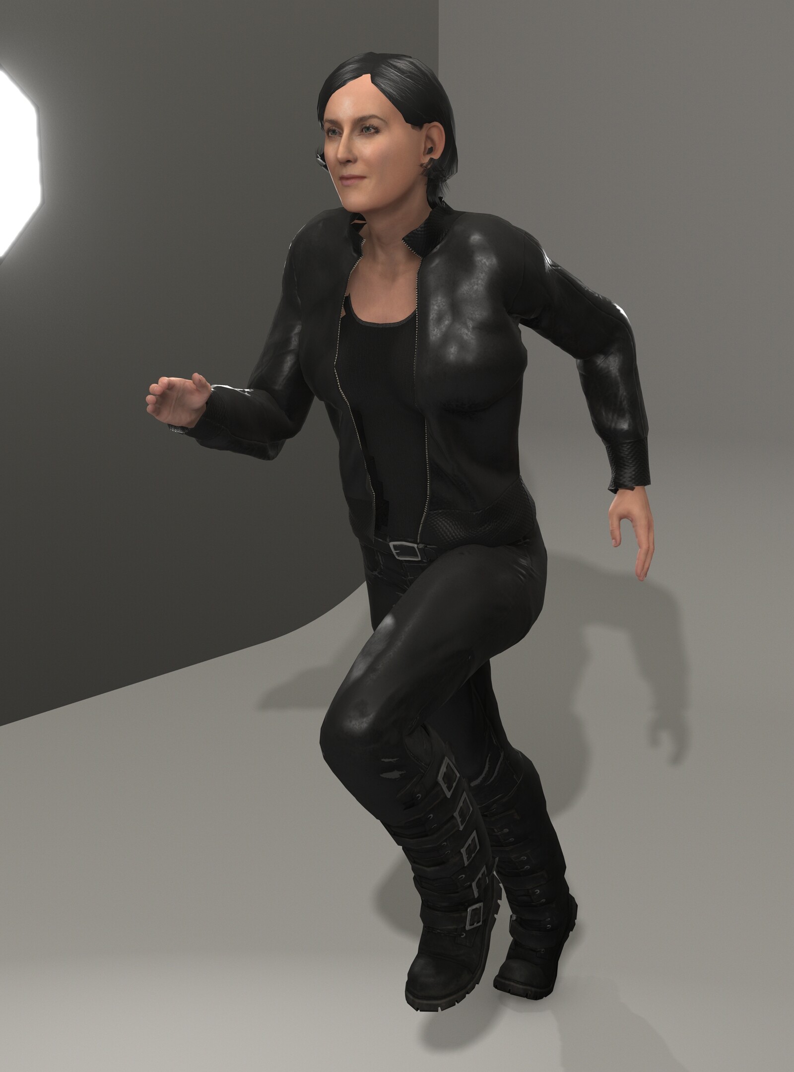 Robert Jackson - Trinity (Carrie-Anne Moss) 3D model