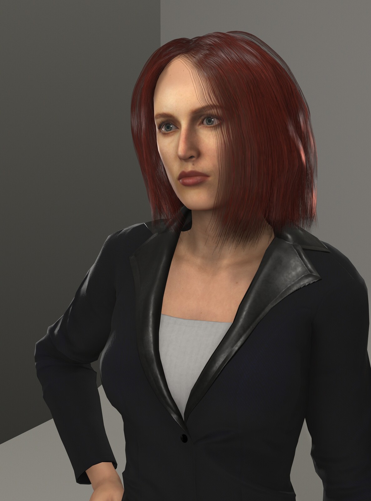 Robert Jackson Dana Scully Gillian Anderson 3d Model