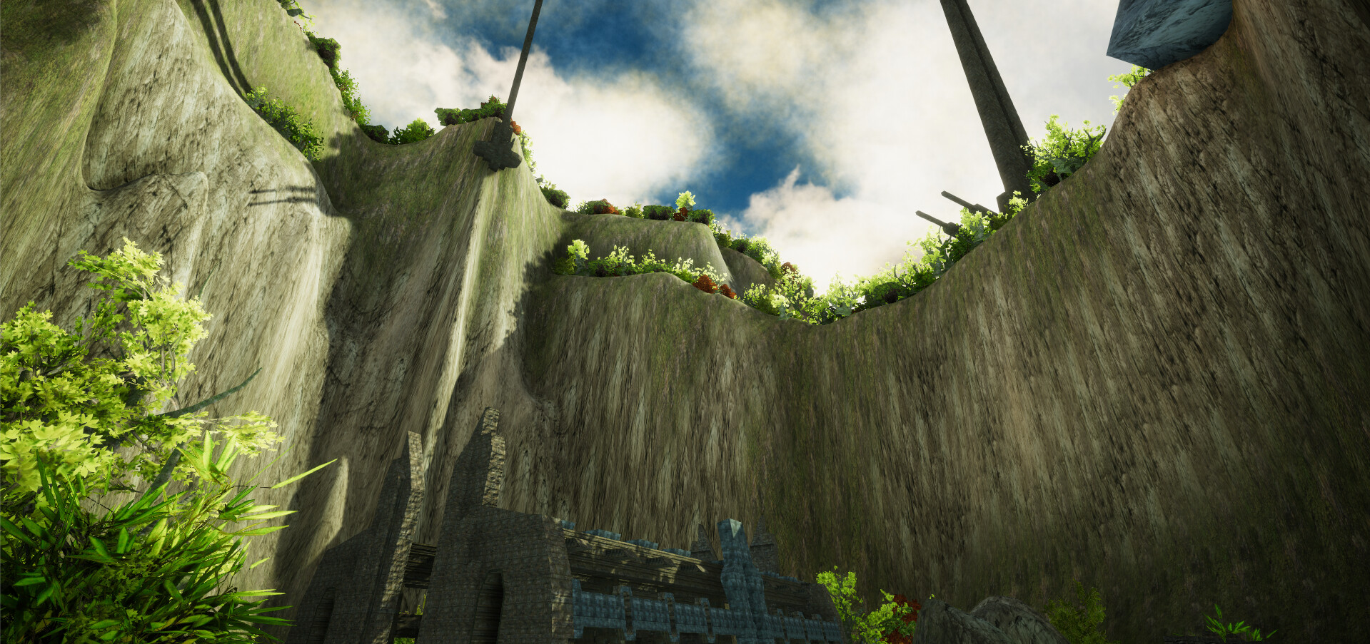 ArtStation - Test Unity Level Design : Outdoor Arena Map