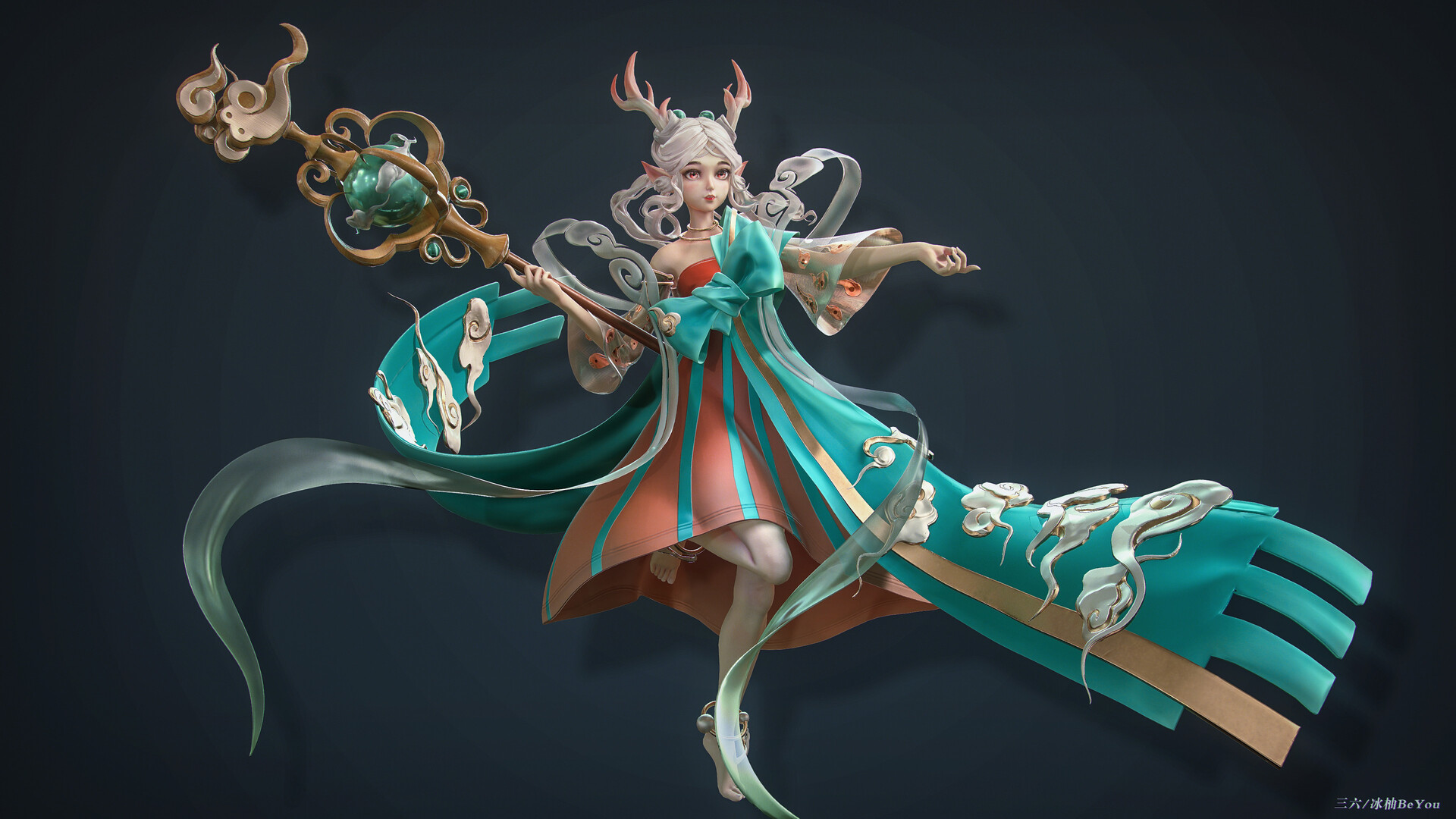 ArtStation - Yao——Meet the God Deer