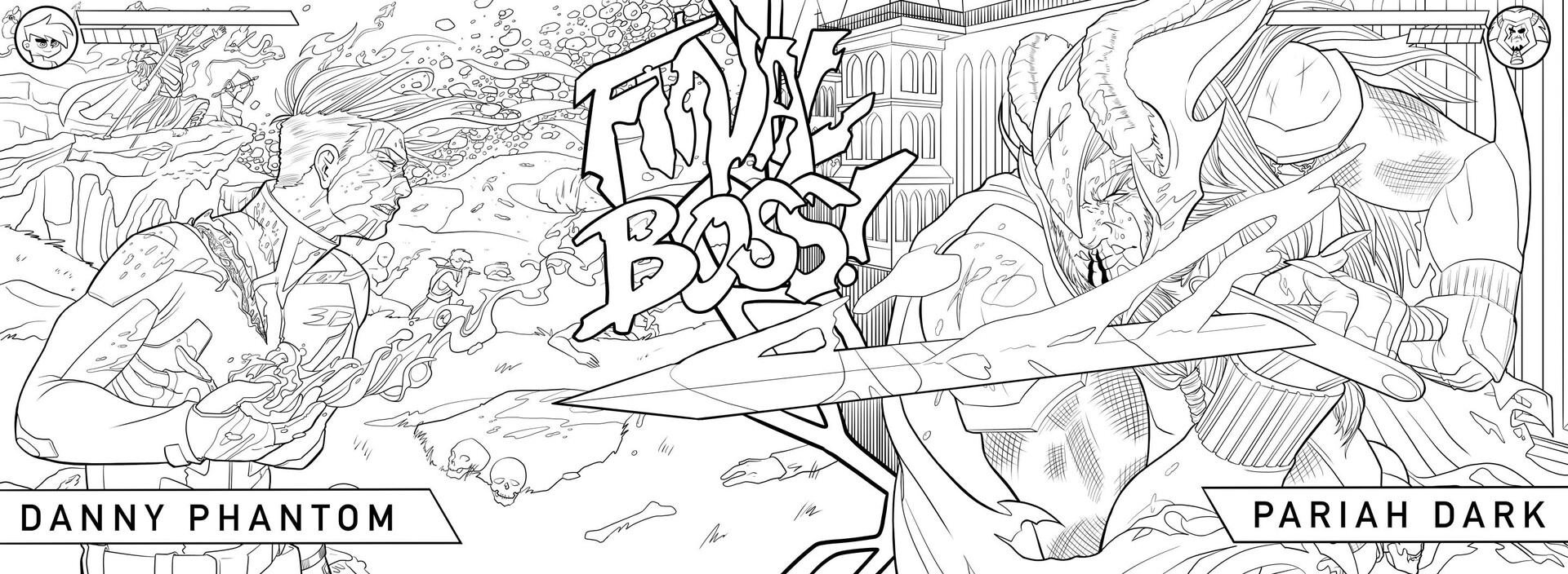 danny phenton coloring pages