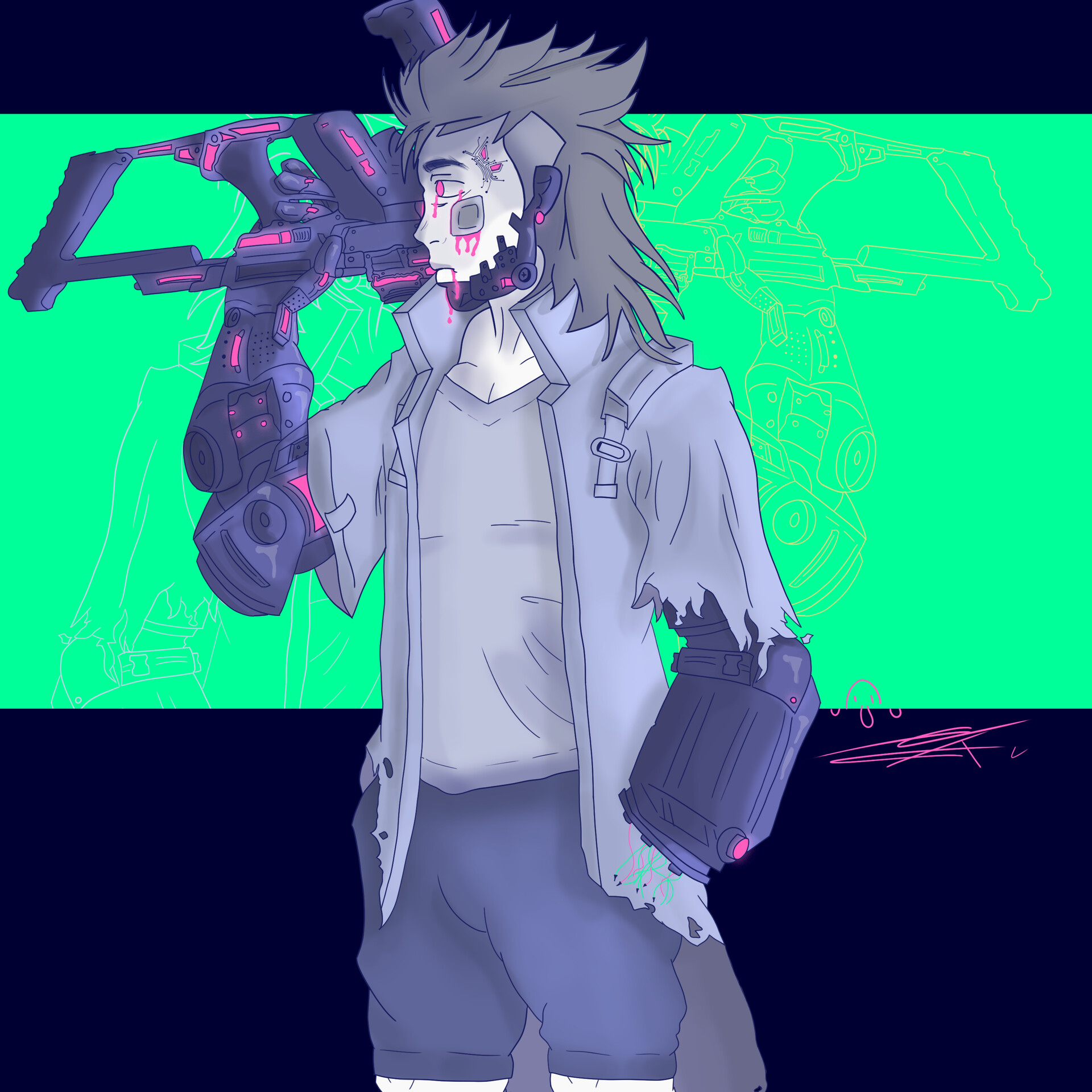 ArtStation - Cyberpunk Red Characters (Commissions)