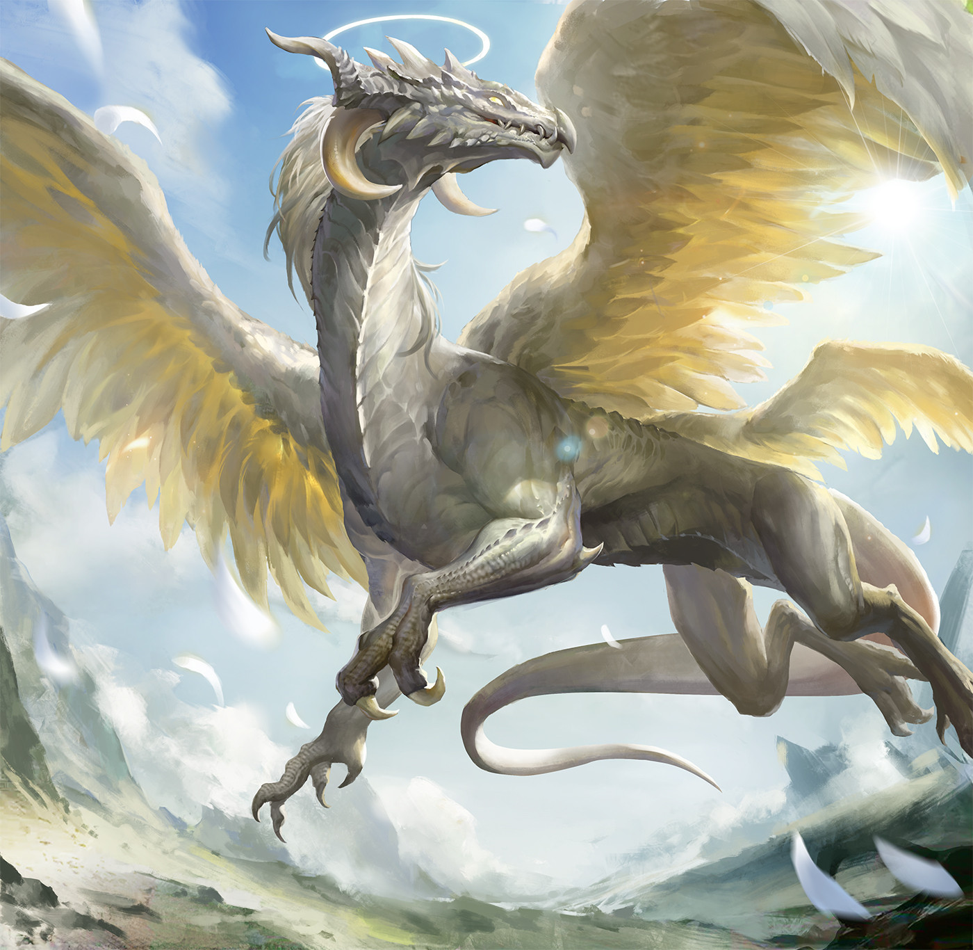 Angel Dragon 2017 by Yaqing Wang : r/ImaginaryDragons
