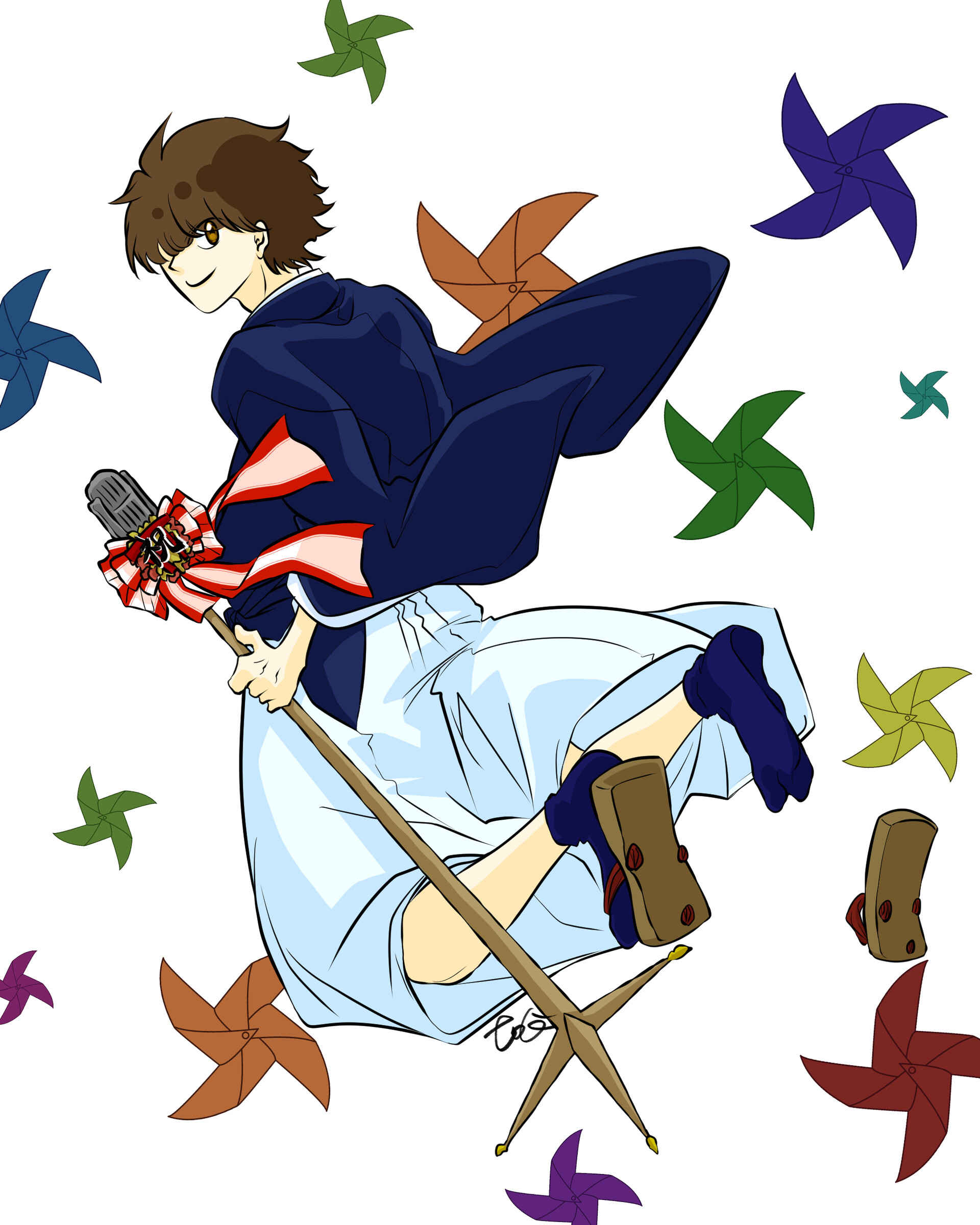 ArtStation - A boy with a windmill