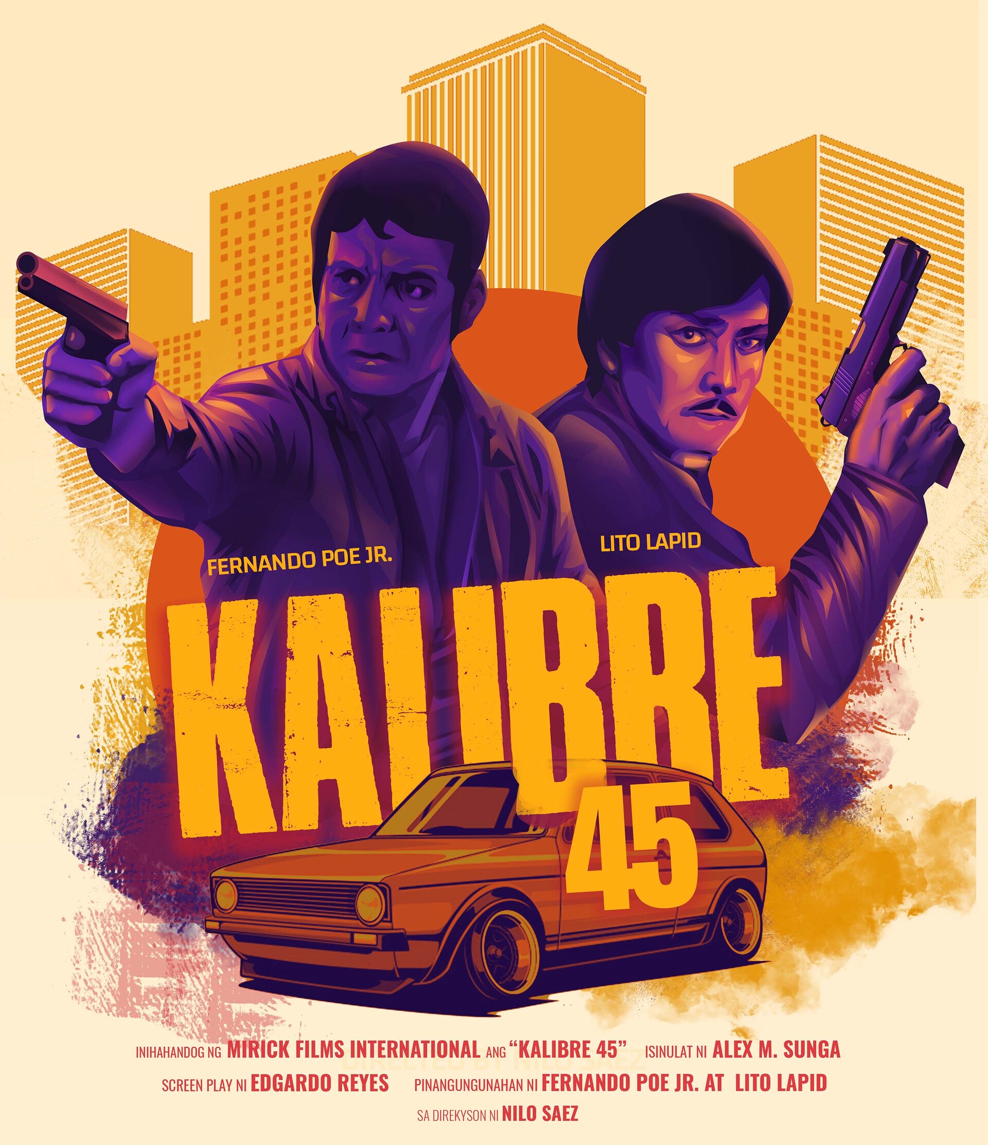 ArtStation - KALIBRE 45: MOVE POSTER REDESIGN