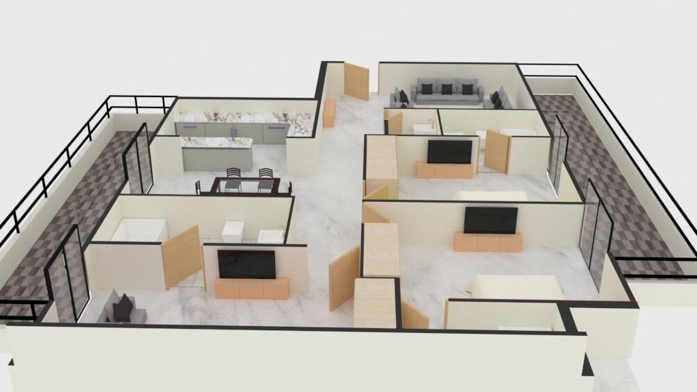 ArtStation - floor plan