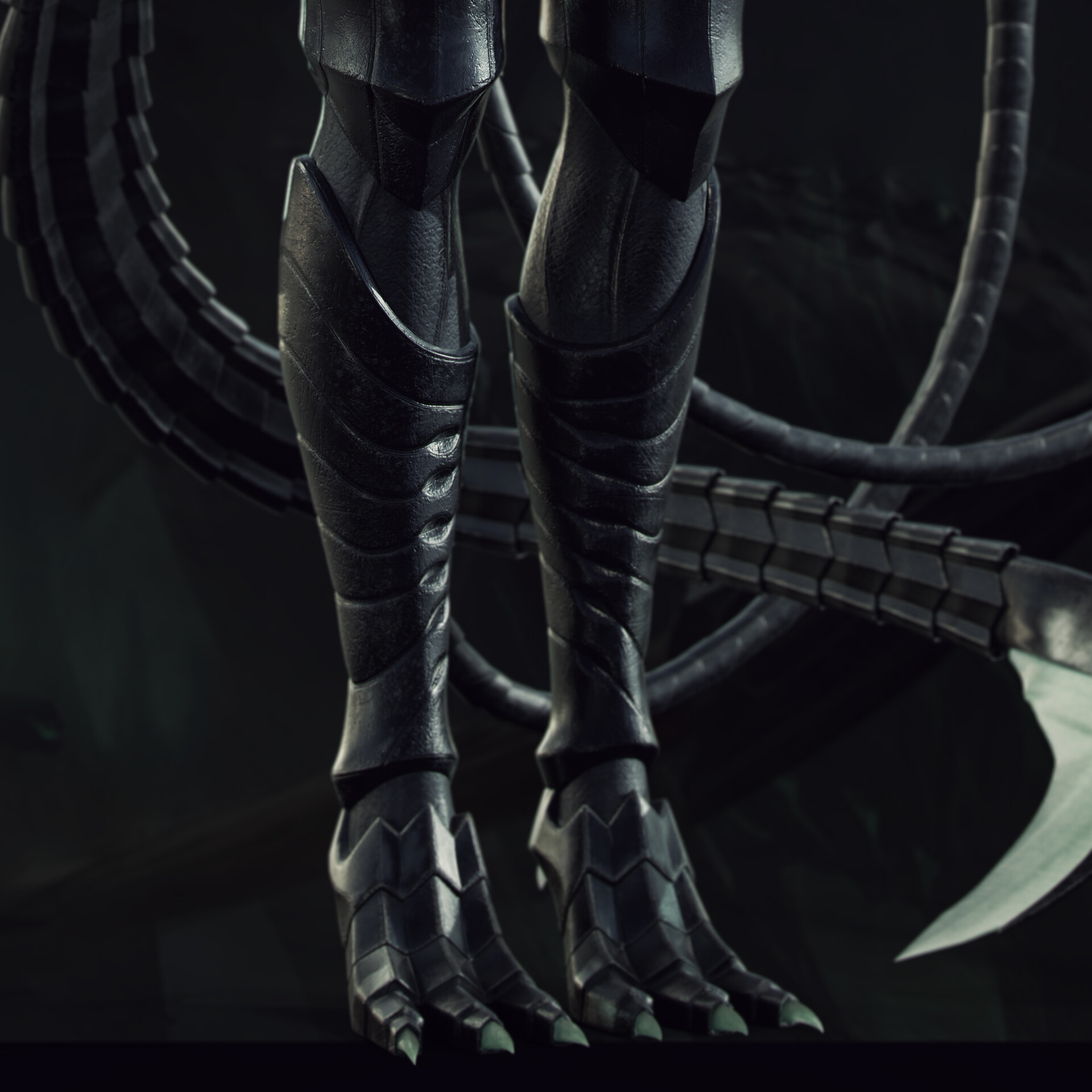 Wing fox - Akantha-3D Cinematic Female Hero Character for Production