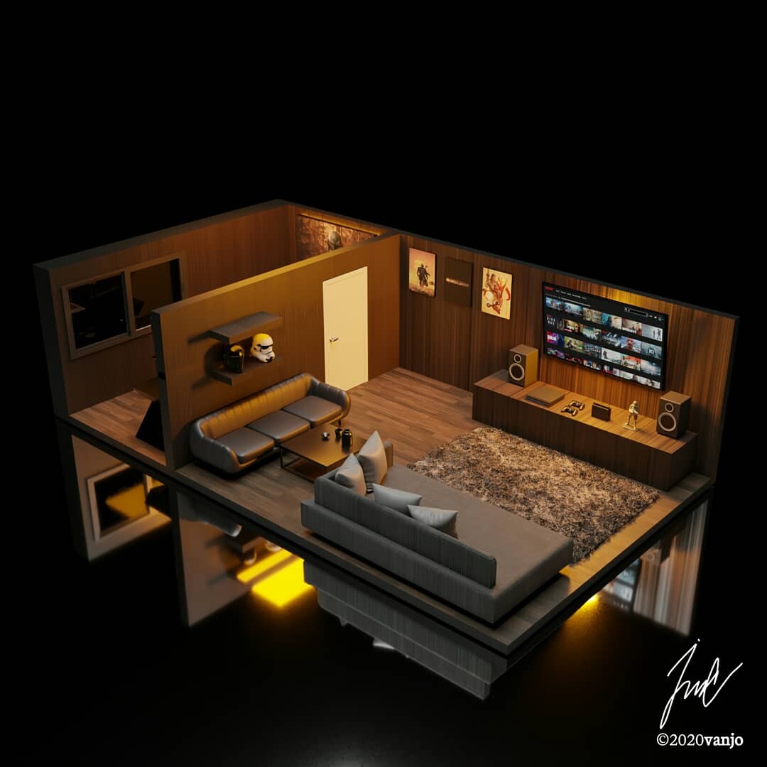 ArtStation - 3D Gaming Setup