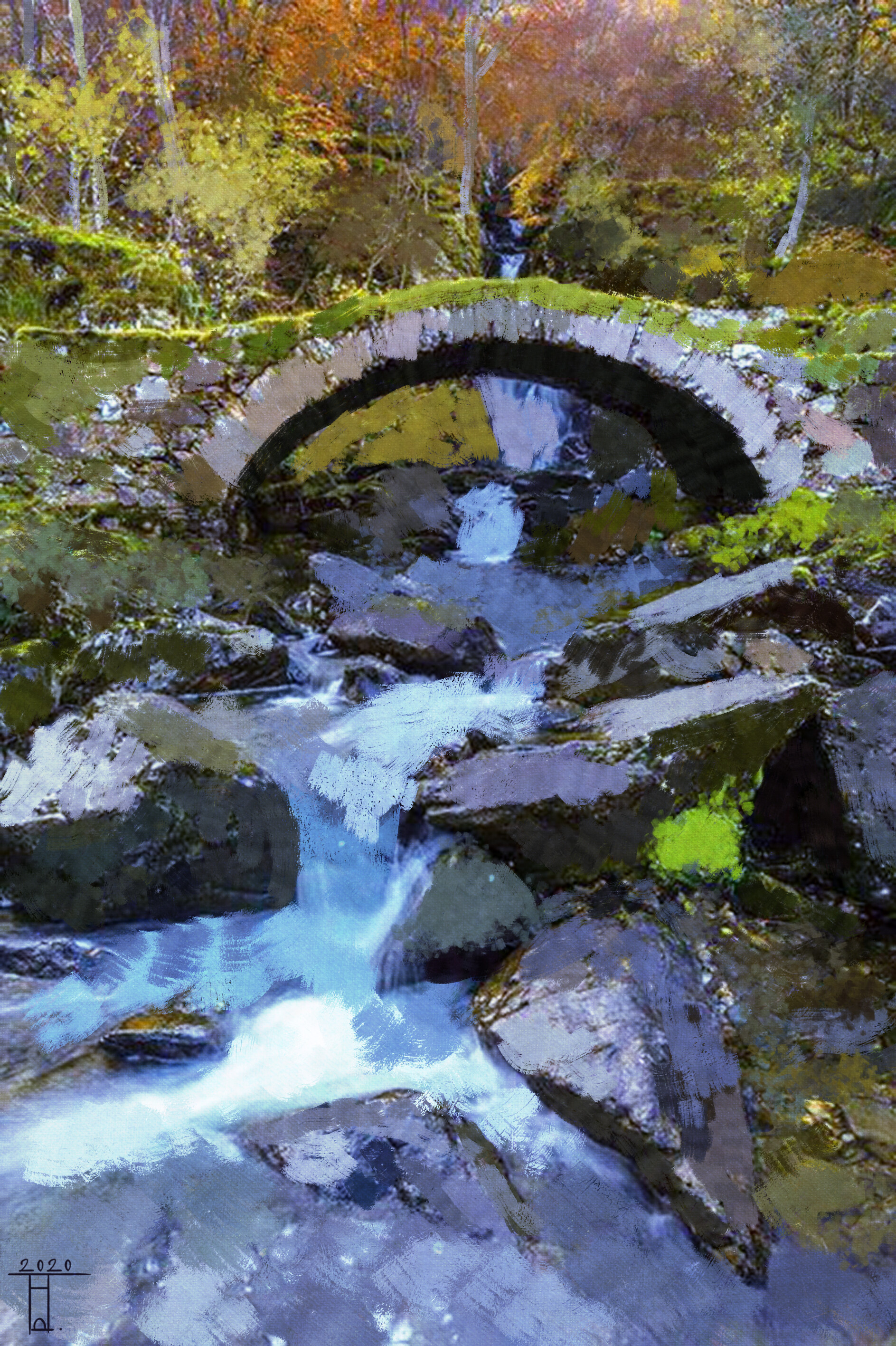 ArtStation - Stone bridge