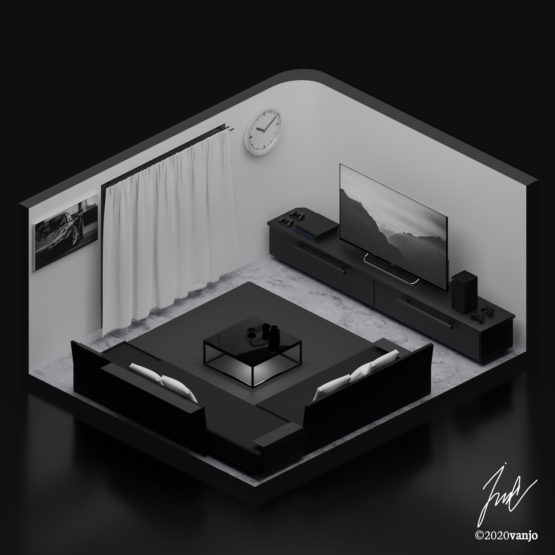 ArtStation - 3D Gaming Setup