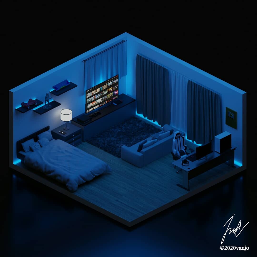 ArtStation - 3D Gaming Setup