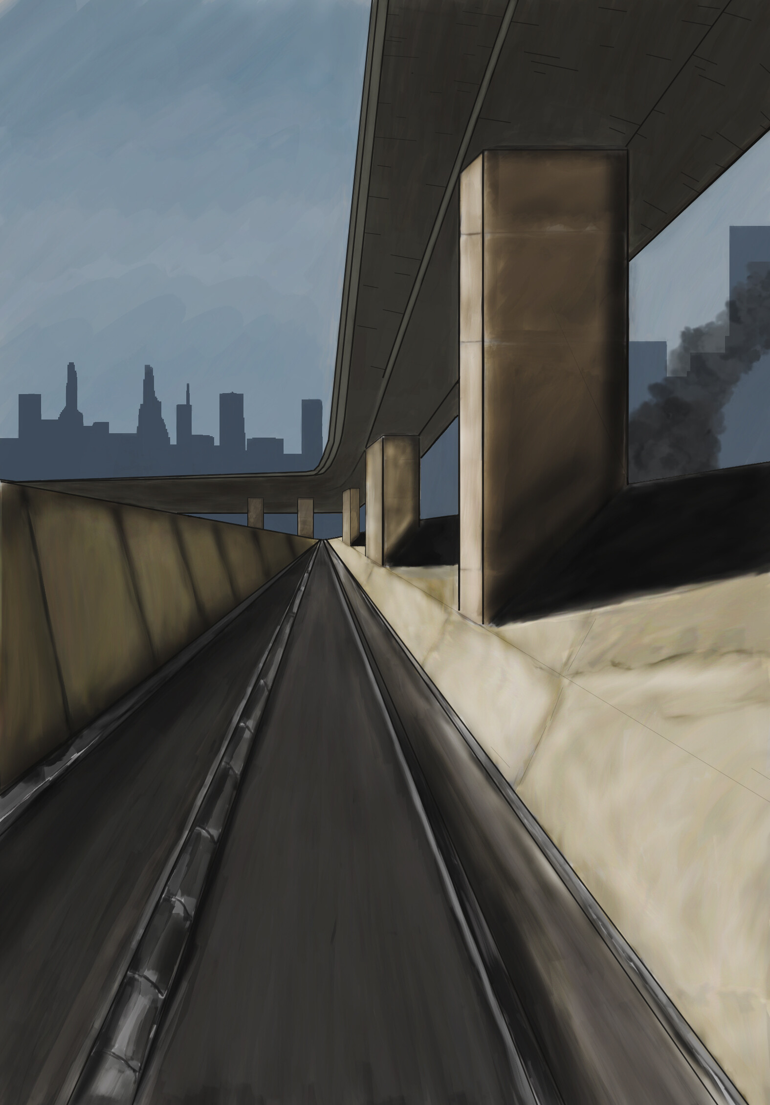 ArtStation - Sand Town Bridge (UNFINISHED)