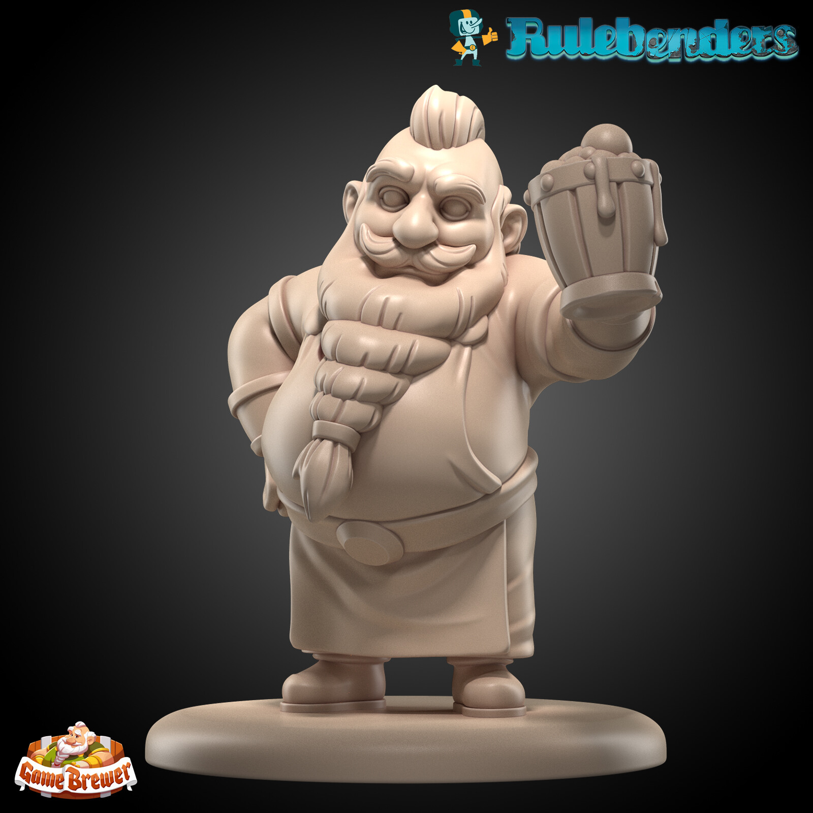 ArtStation - Rulebenders - Miniature - The Brewer