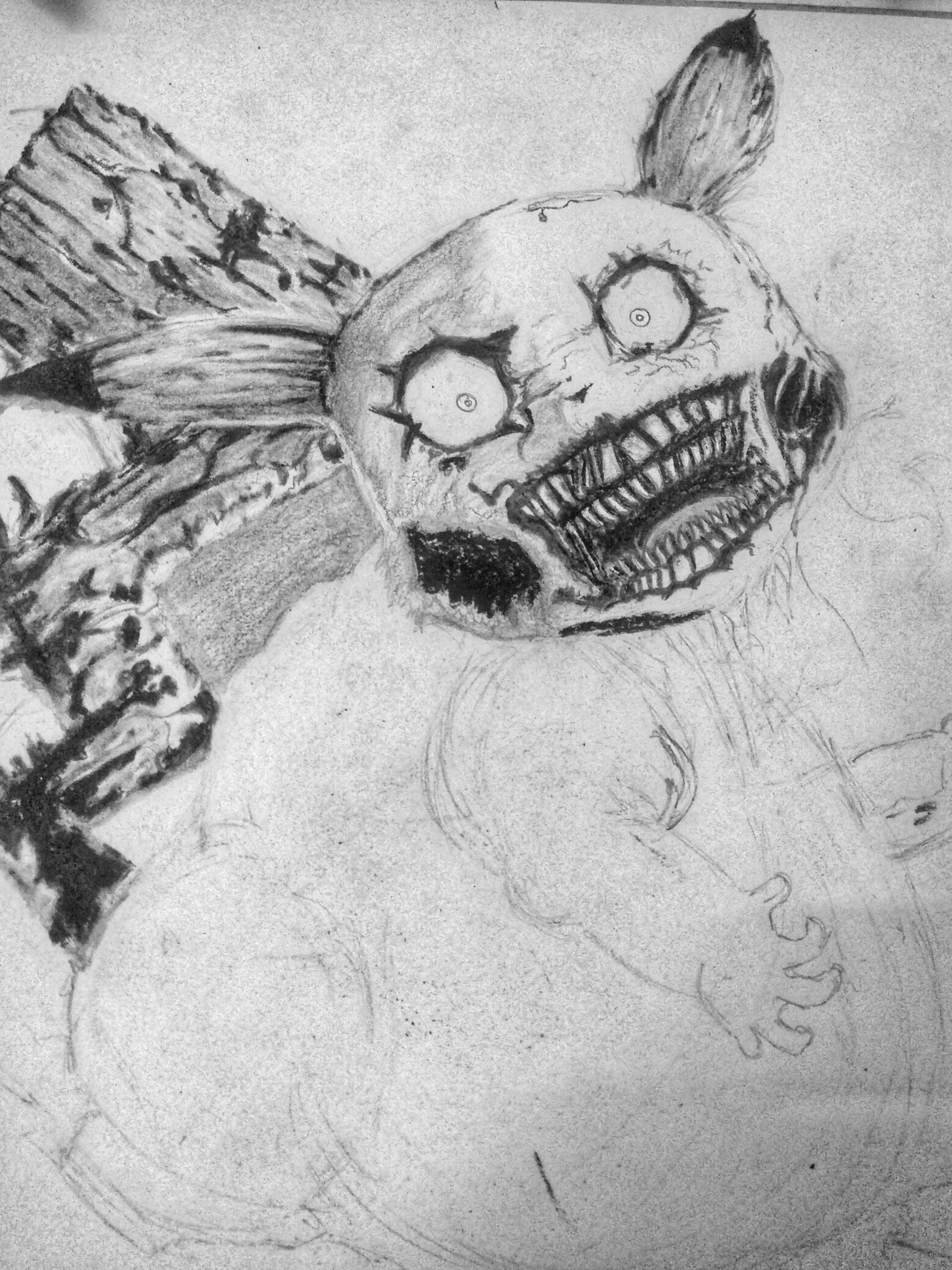 how to draw zombie pikachu