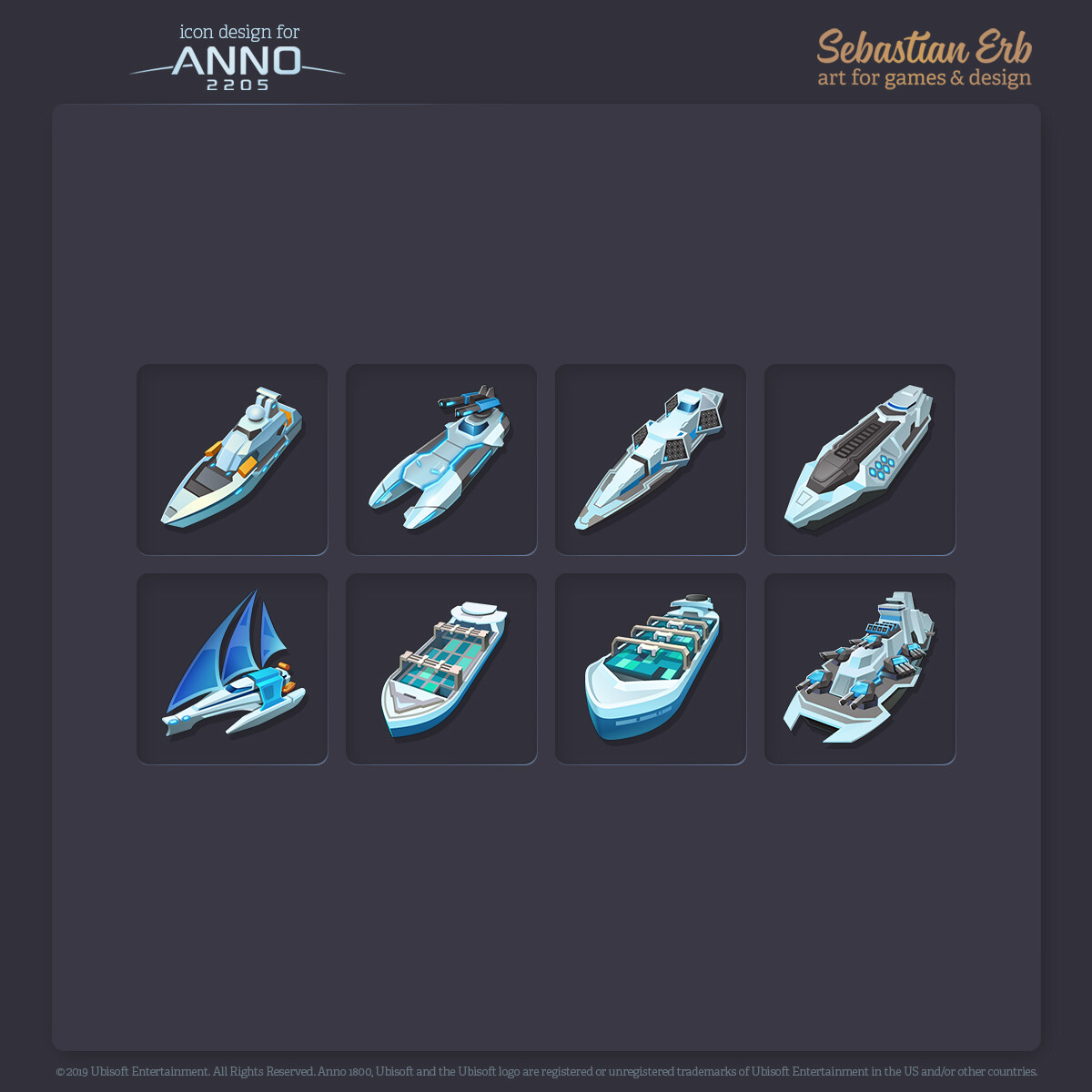 ArtStation - Vector icon design for ANNO 2205
