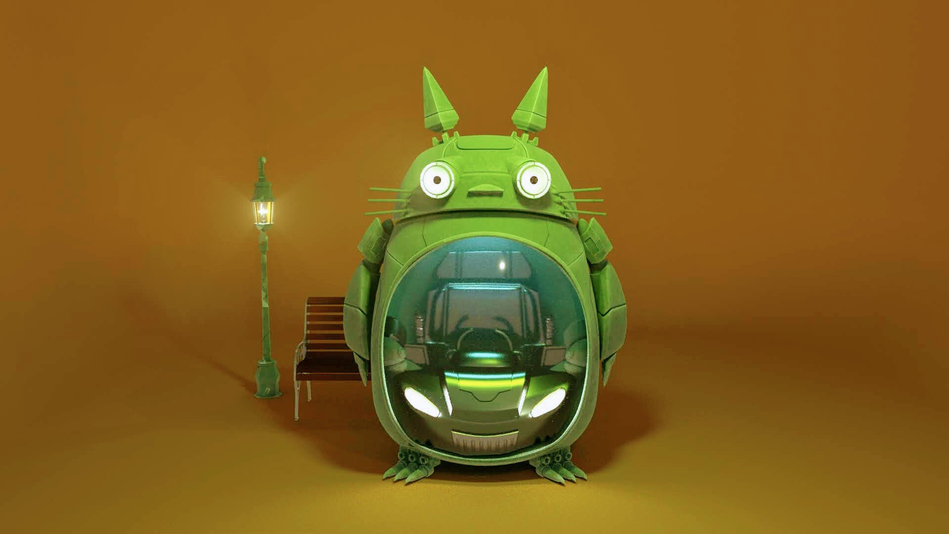 ArtStation - My Totoro Robot