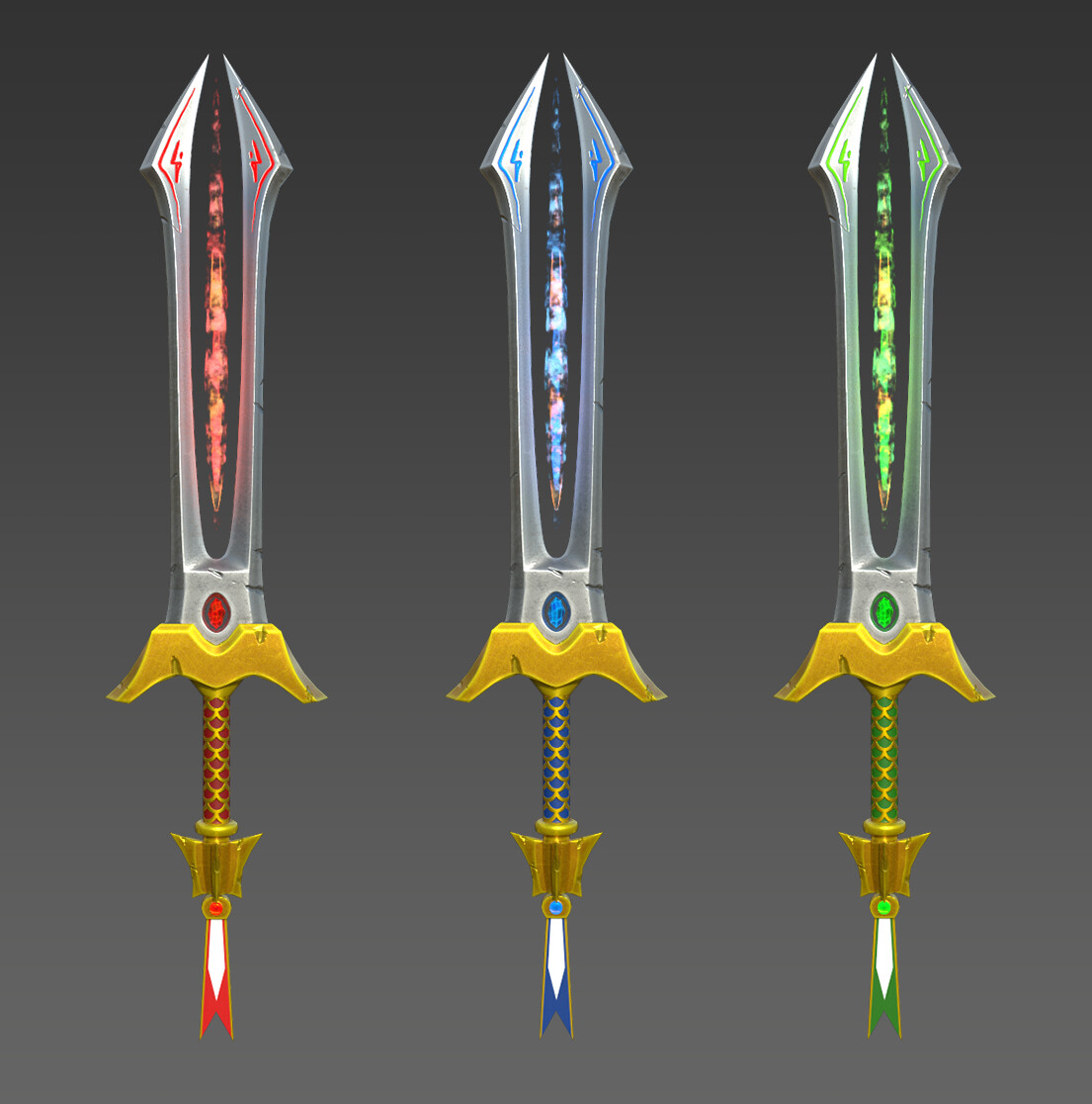 ArtStation - Split Blade Magic Sword