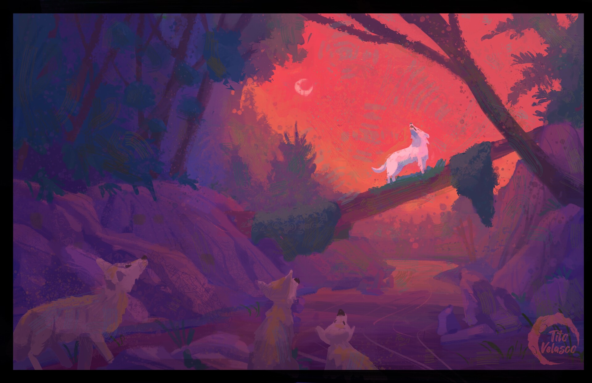 ArtStation - Wolf Pack