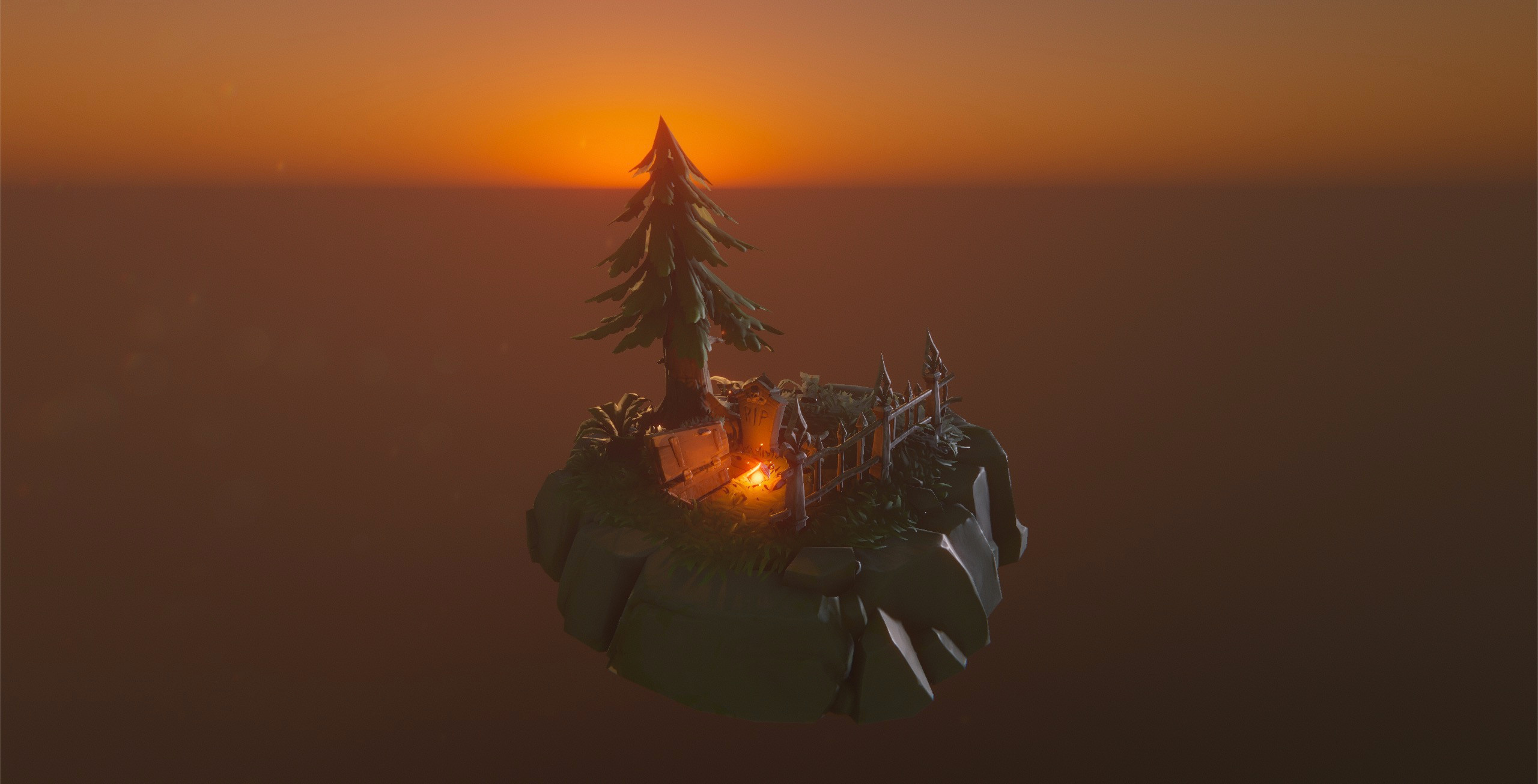 Mark Ehlen - stylized fantasy diorama