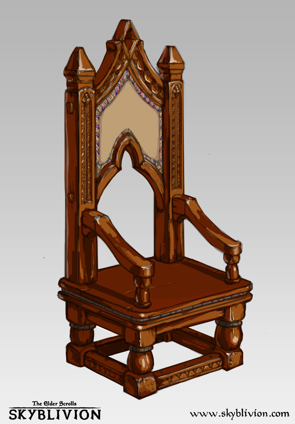 Anton Dutov - TES: SkyBlivion - Castle Dining Chairs.