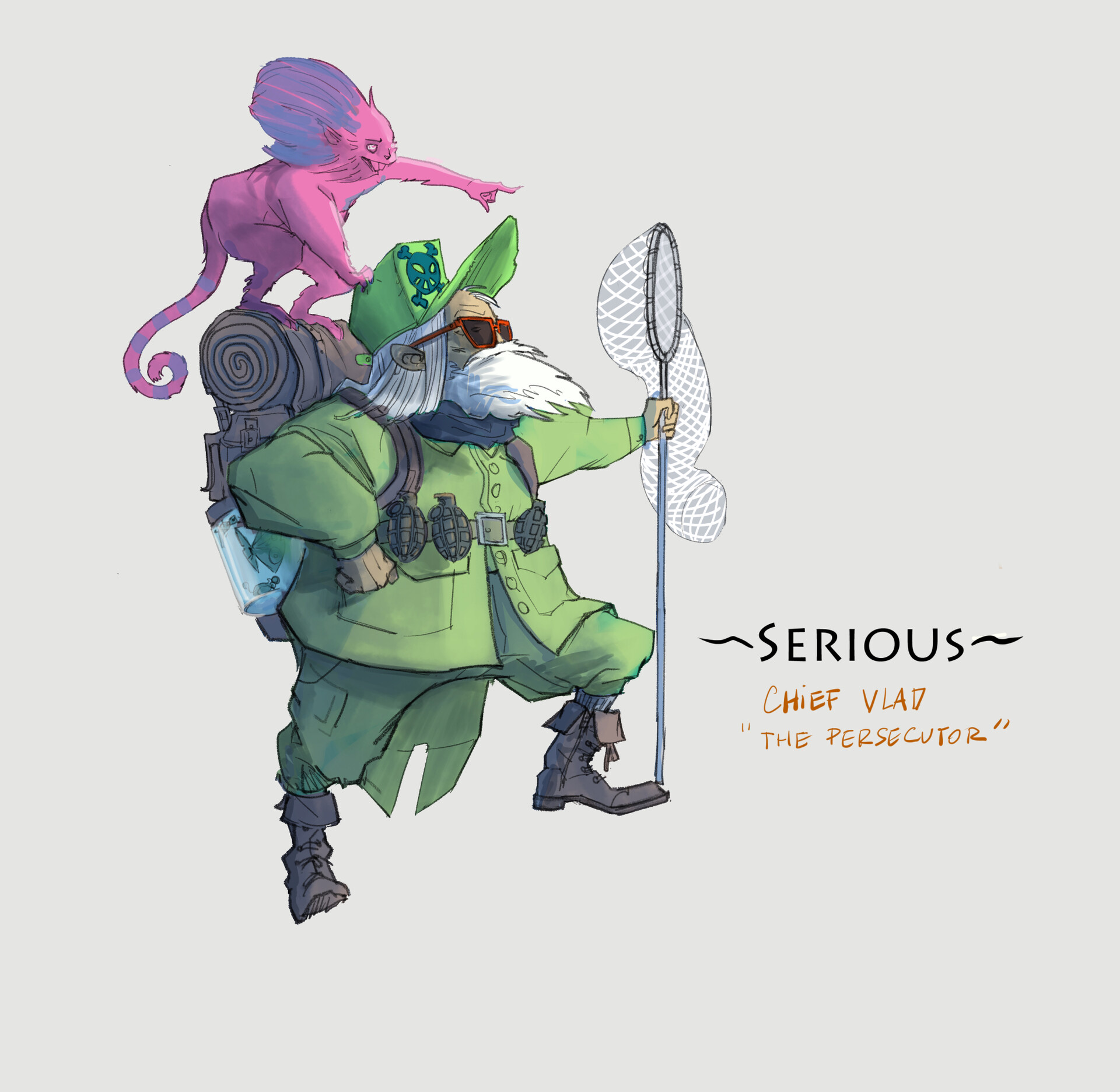 ArtStation - Serious _ character design for Artstation Box of Mystery ...