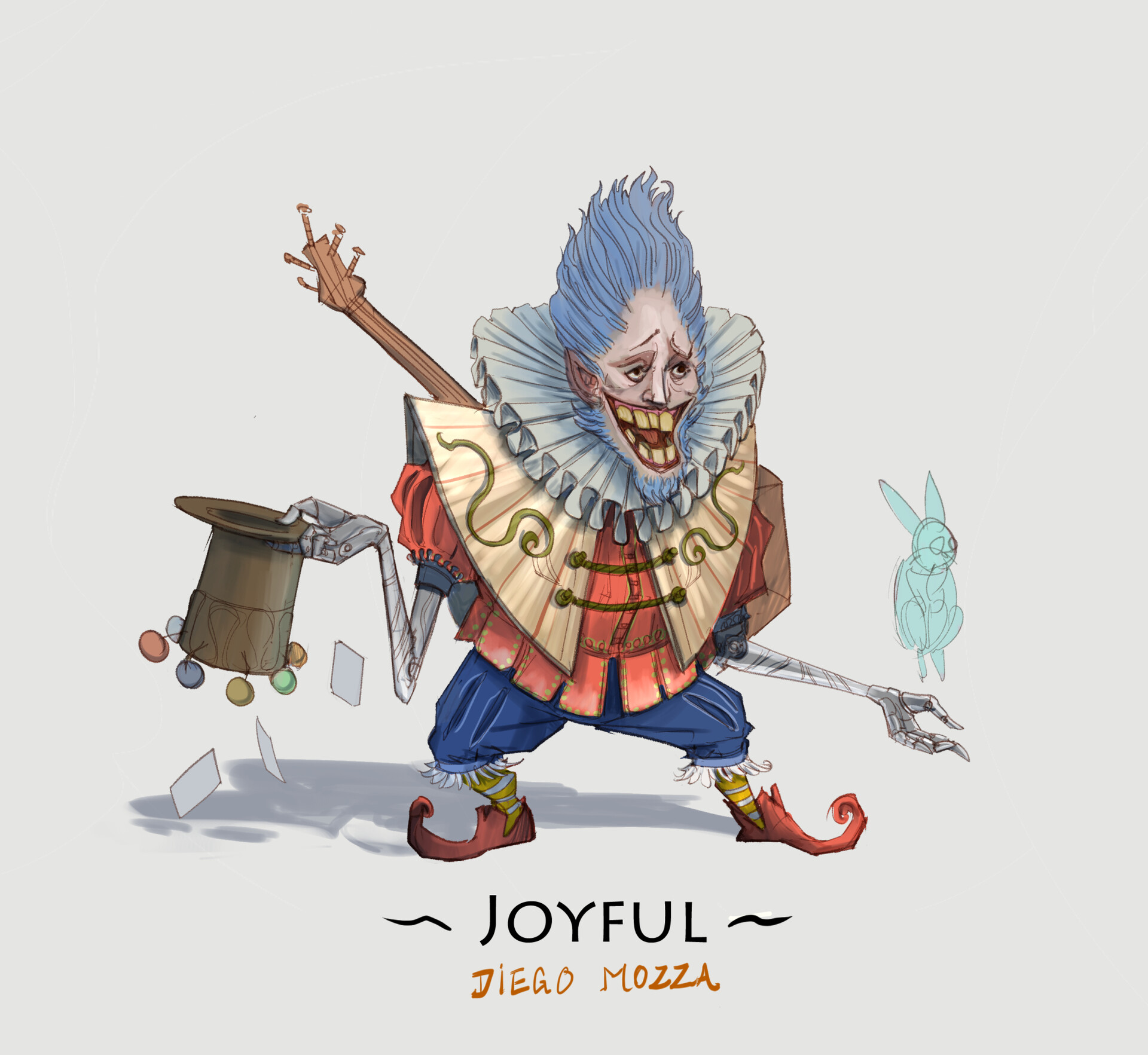 ArtStation - Joyful _ character design for Artstation Box of Mystery ...