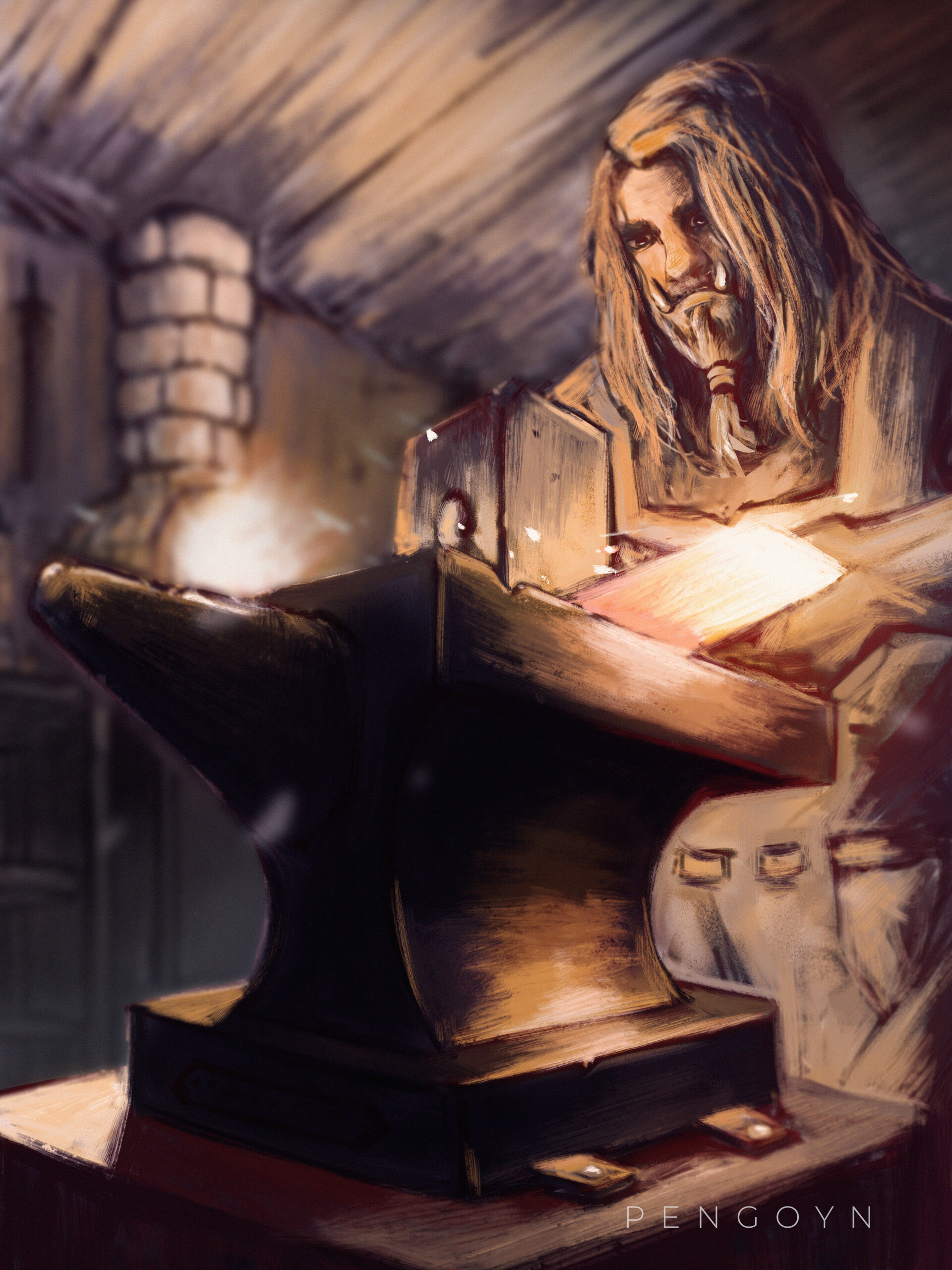 ArtStation - DnD Blacksmith
