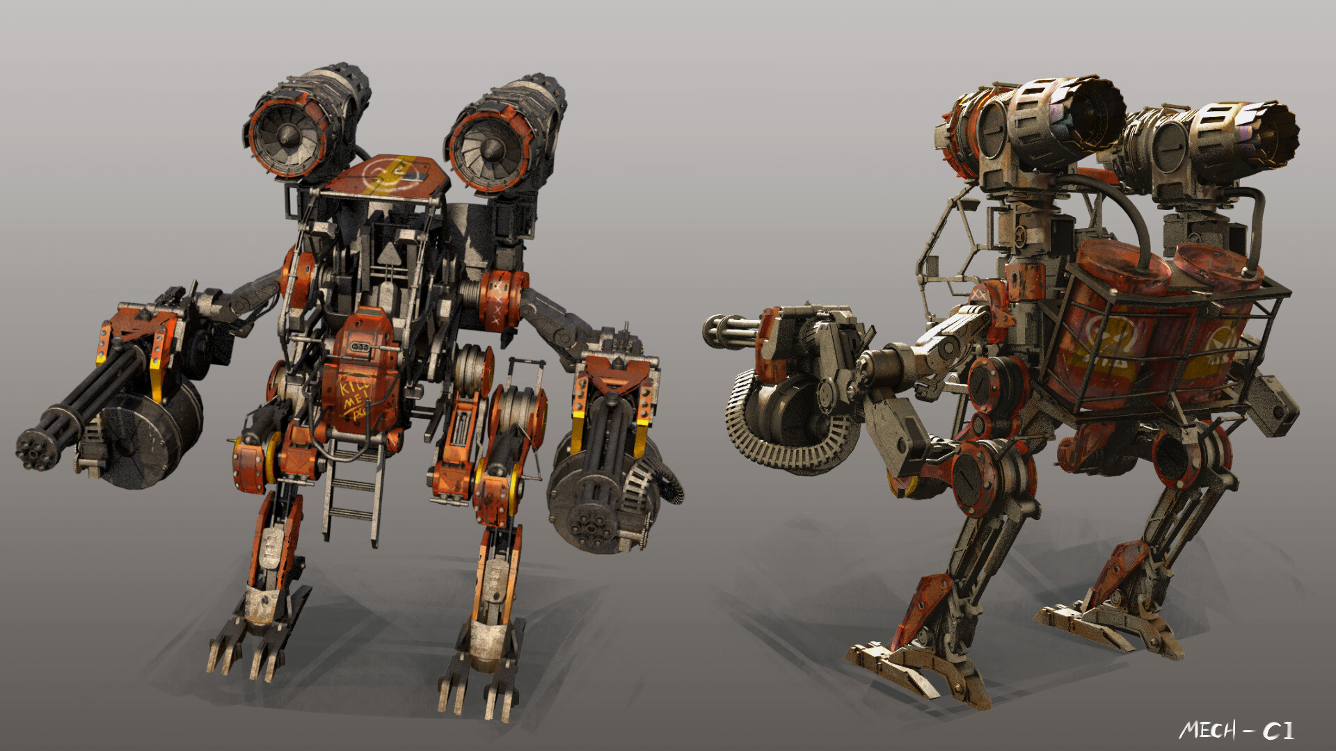 ArtStation - Mech Design 06 for Code51:Mecha Arena