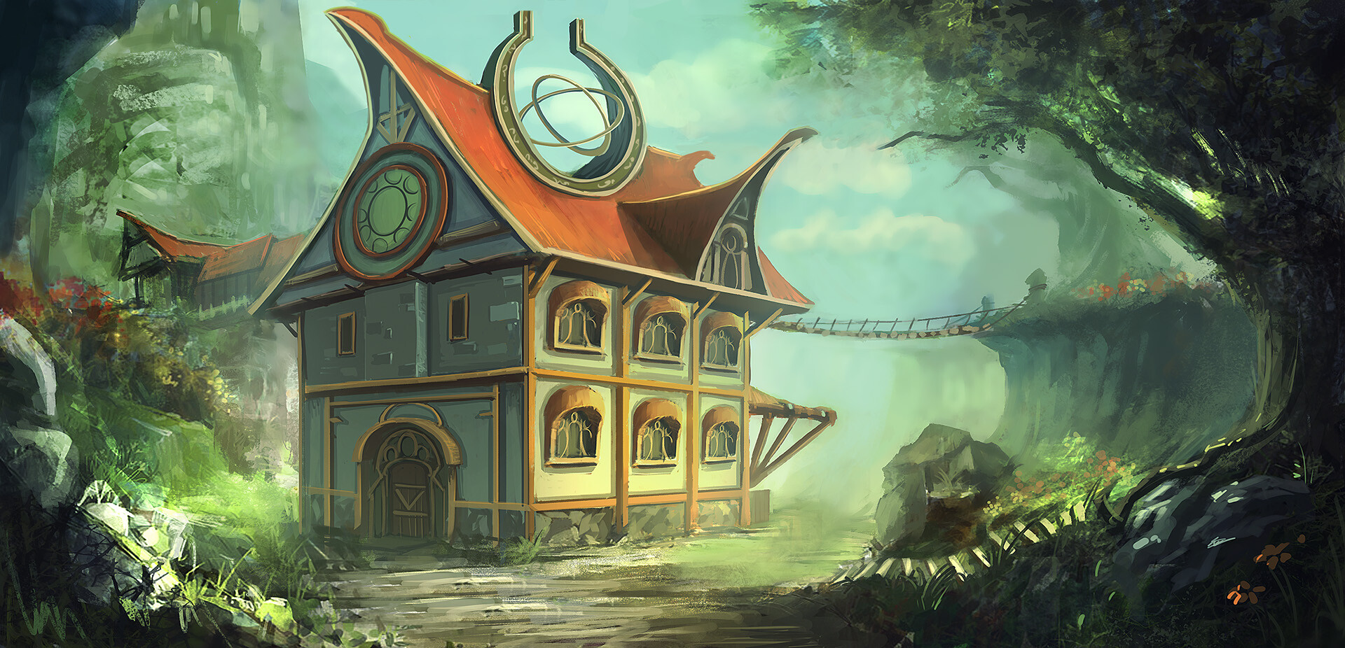 ArtStation - 20131003 A Fantasy House