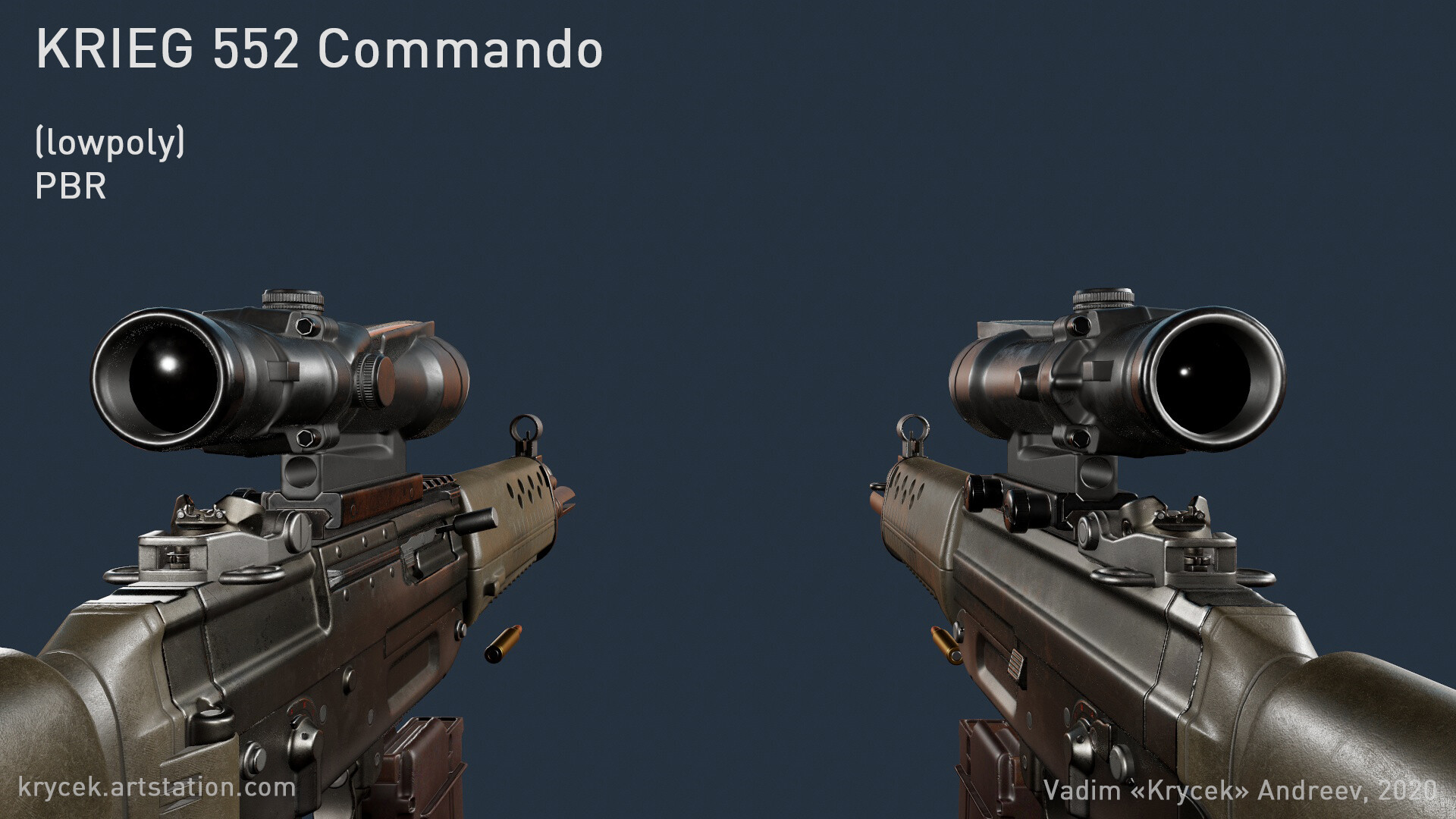 ArtStation - Krieg 552 Commando remastered