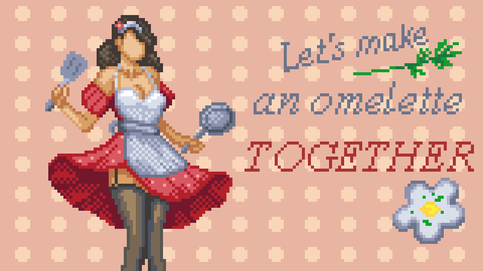 ArtStation - pin-up breakfast poster