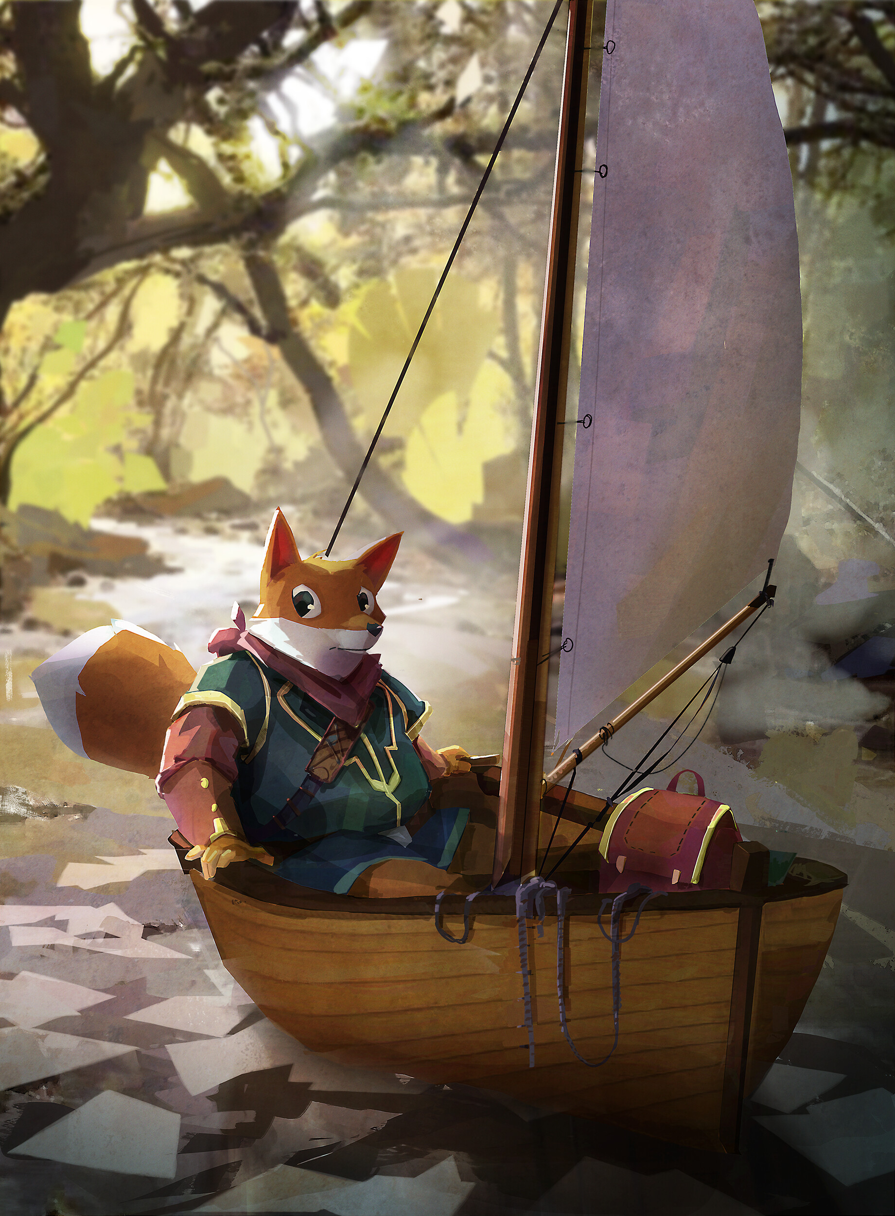 ArtStation - CDC - Fox adventurer