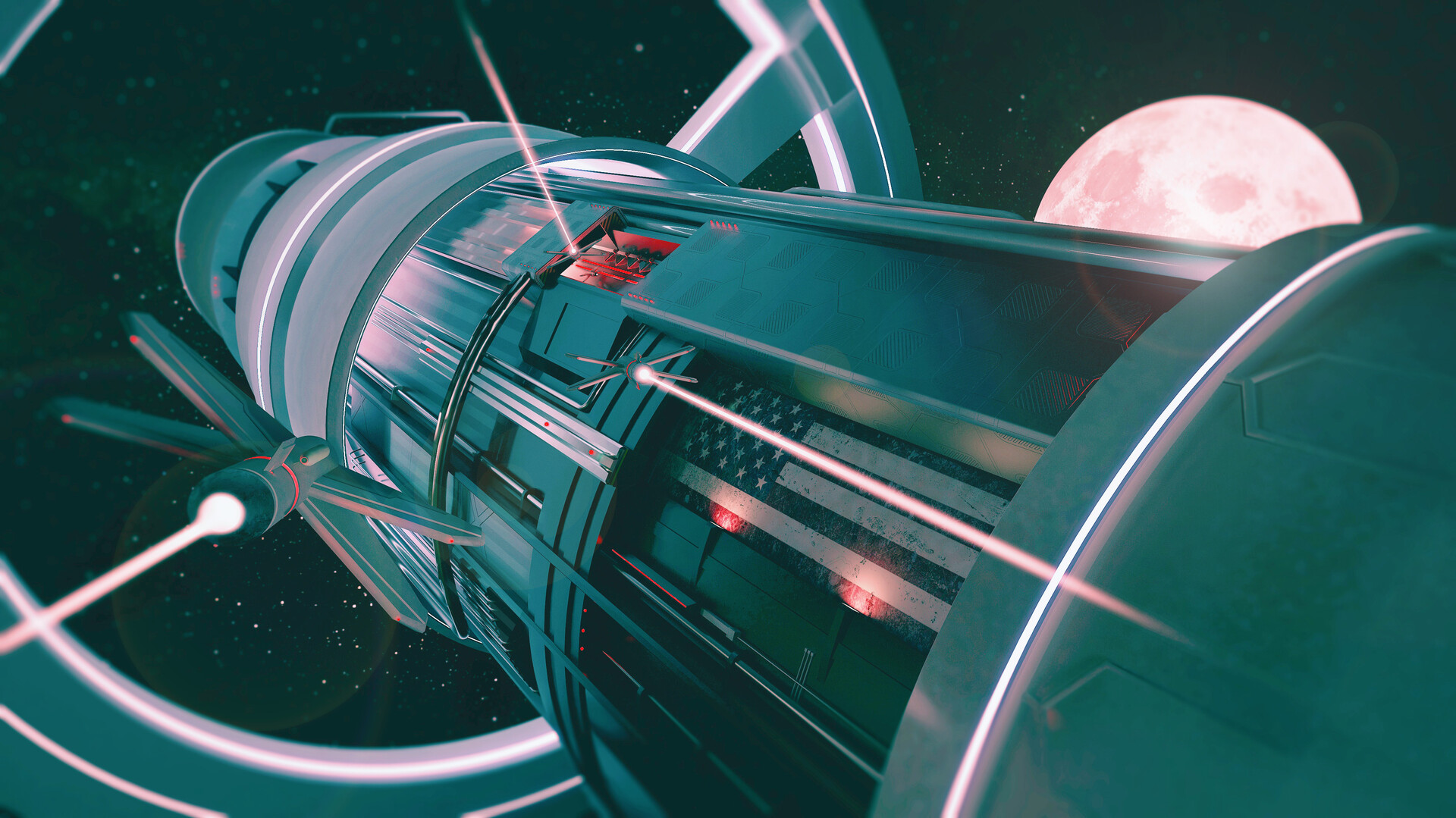 ArtStation - Back to u.s Mothership